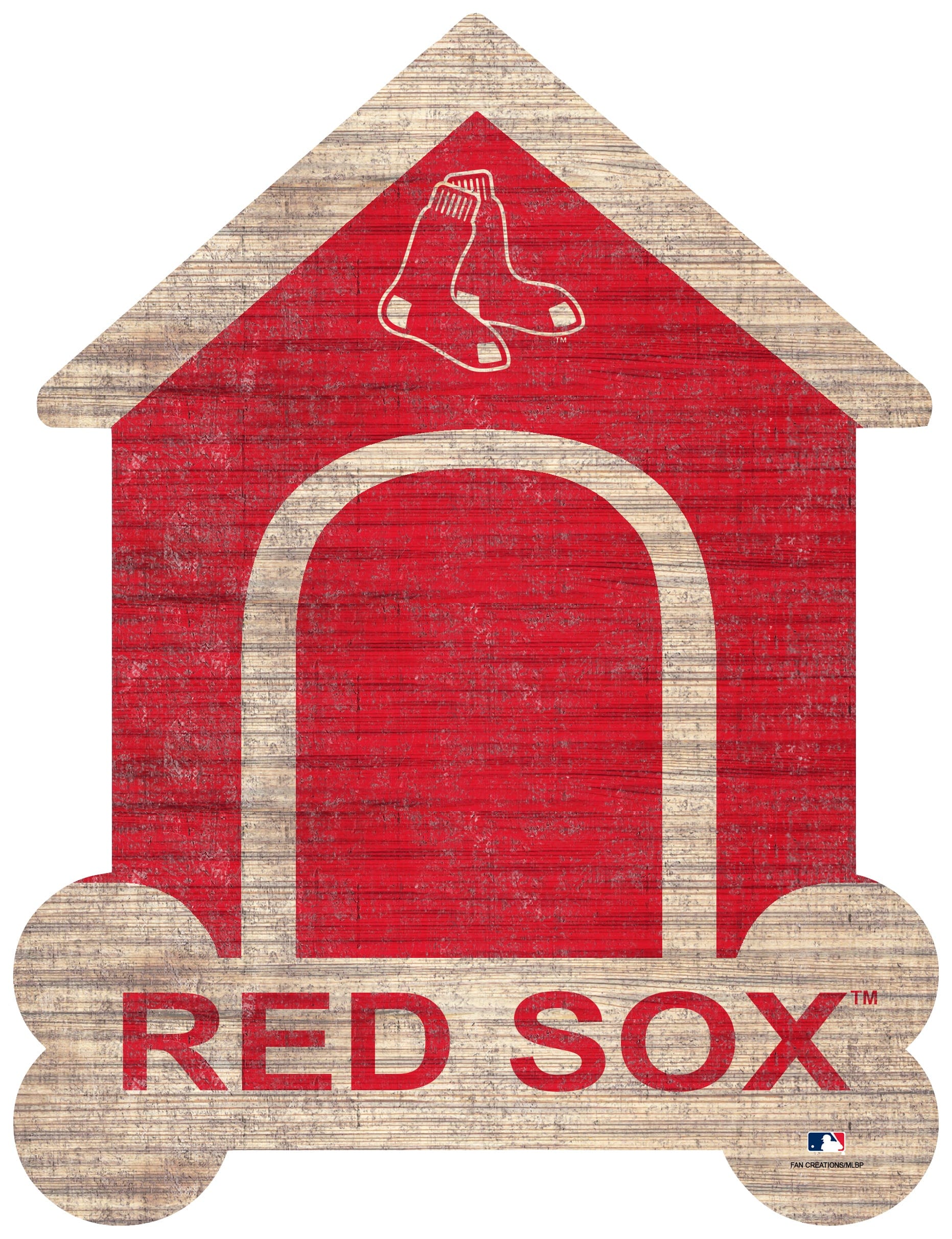 Boston Red Sox Dog Bone House Clip Frame – Fan Creations GA