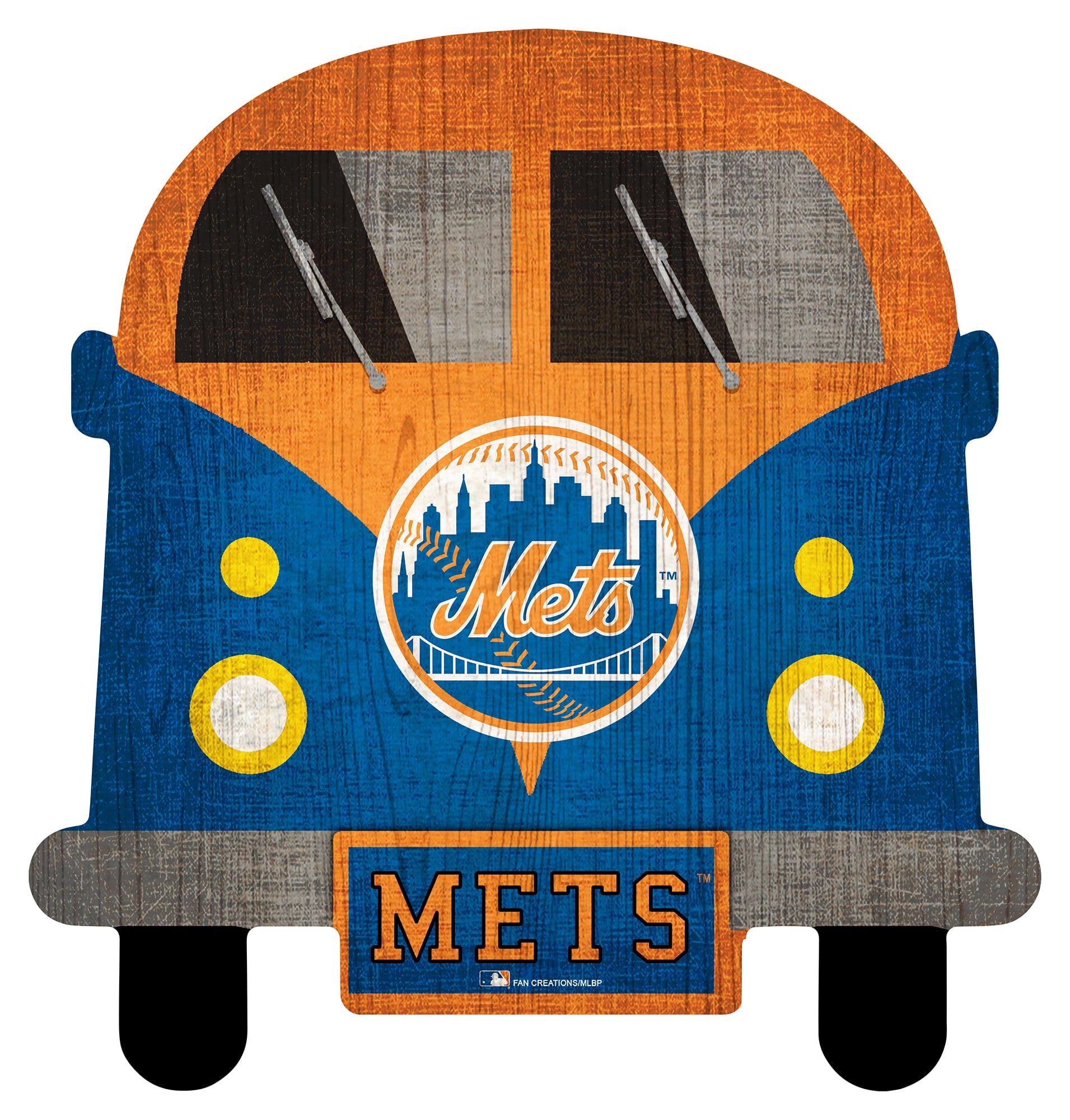 New York Mets 12in Baseball Shaped Sign – Fan Creations GA