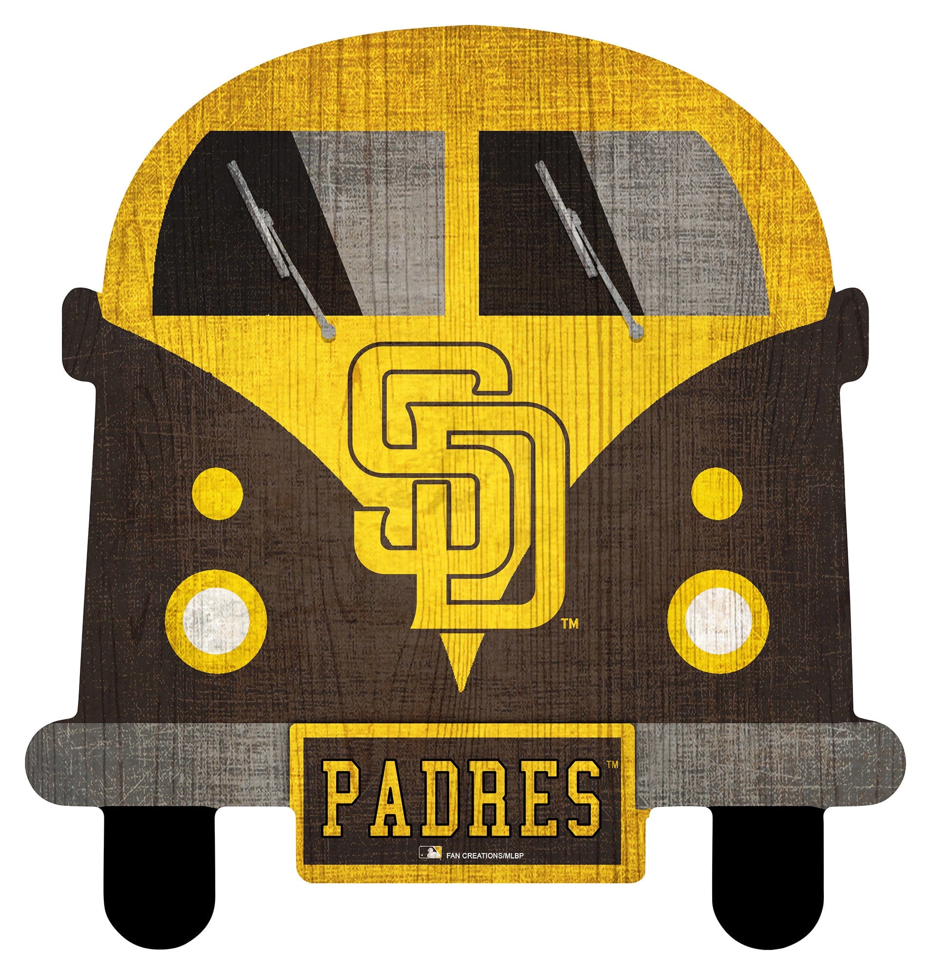San Diego Padres 12in Team Bus Sign – Fan Creations GA