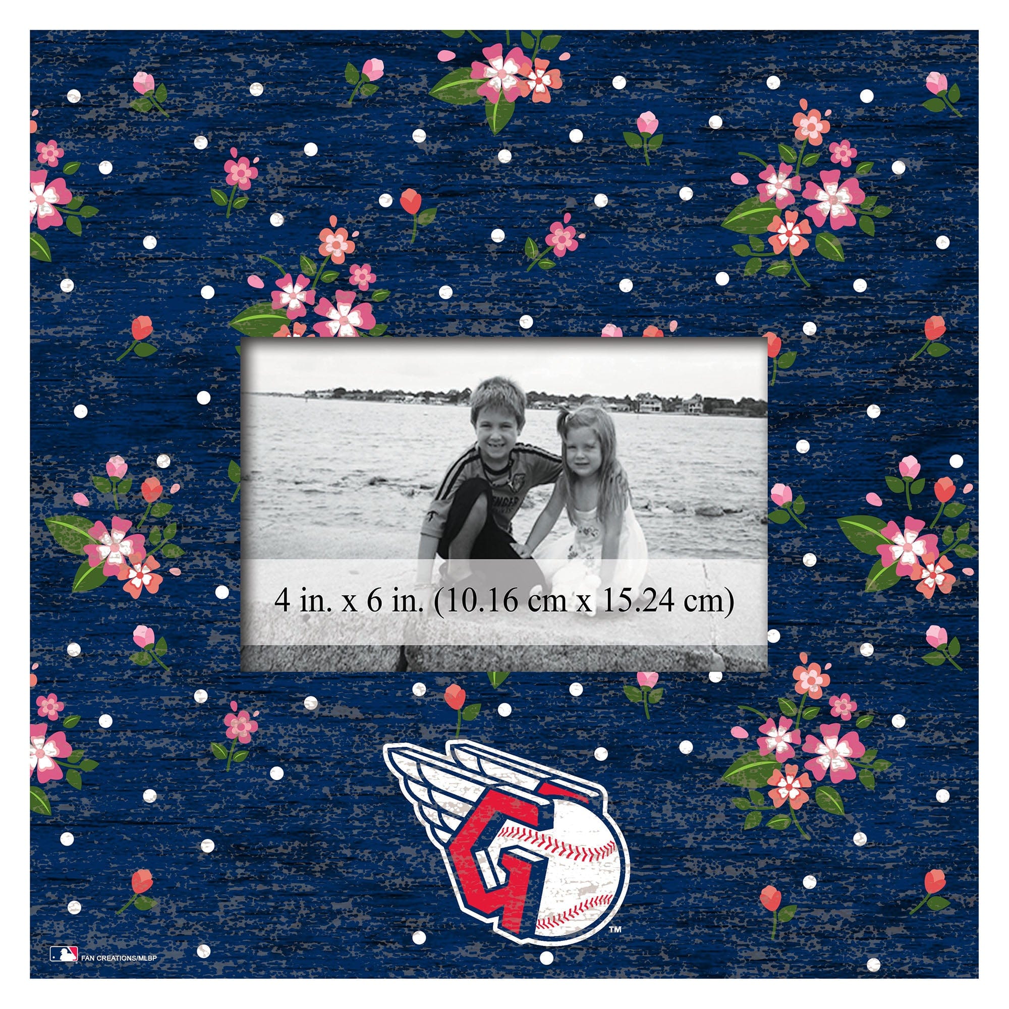 Cleveland Guardians Floral 10x10 Frame – Fan Creations GA
