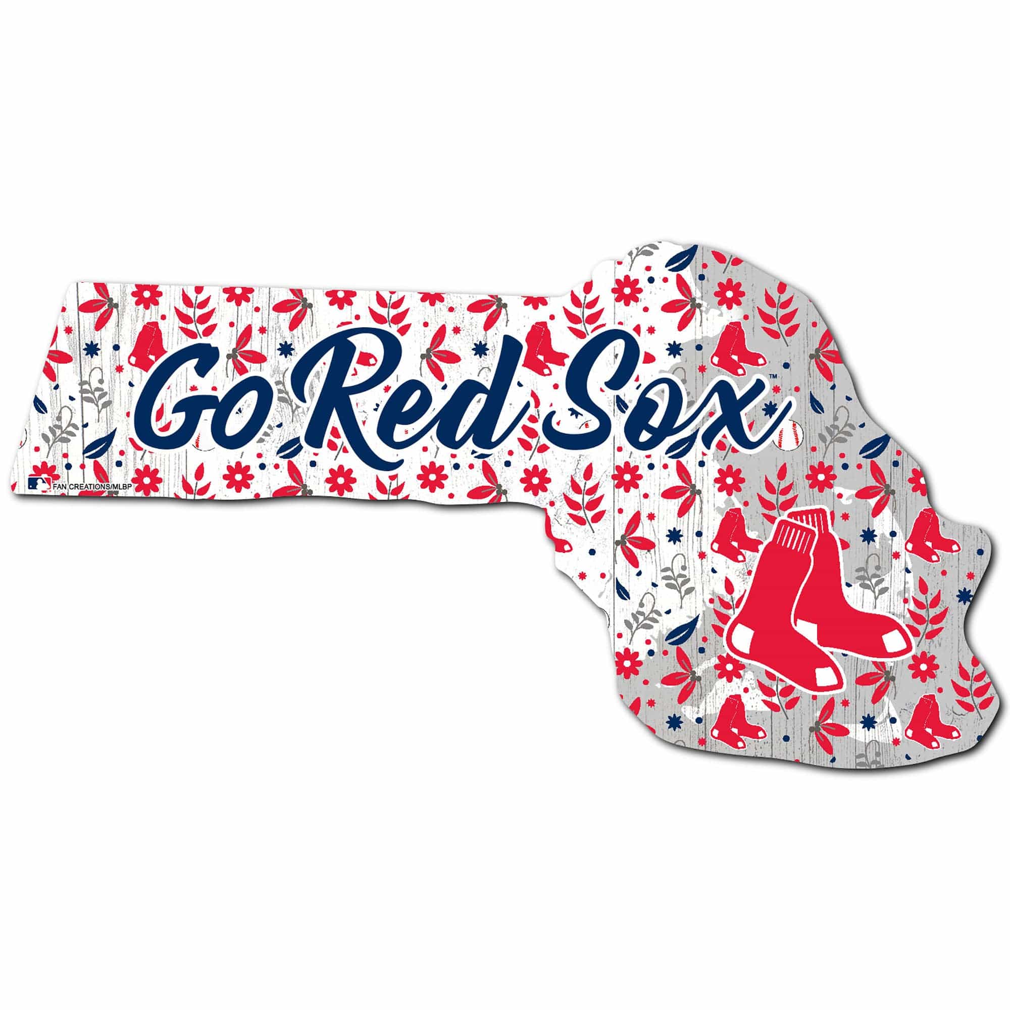 Boston Red Sox State Sign 24in – Fan Creations GA