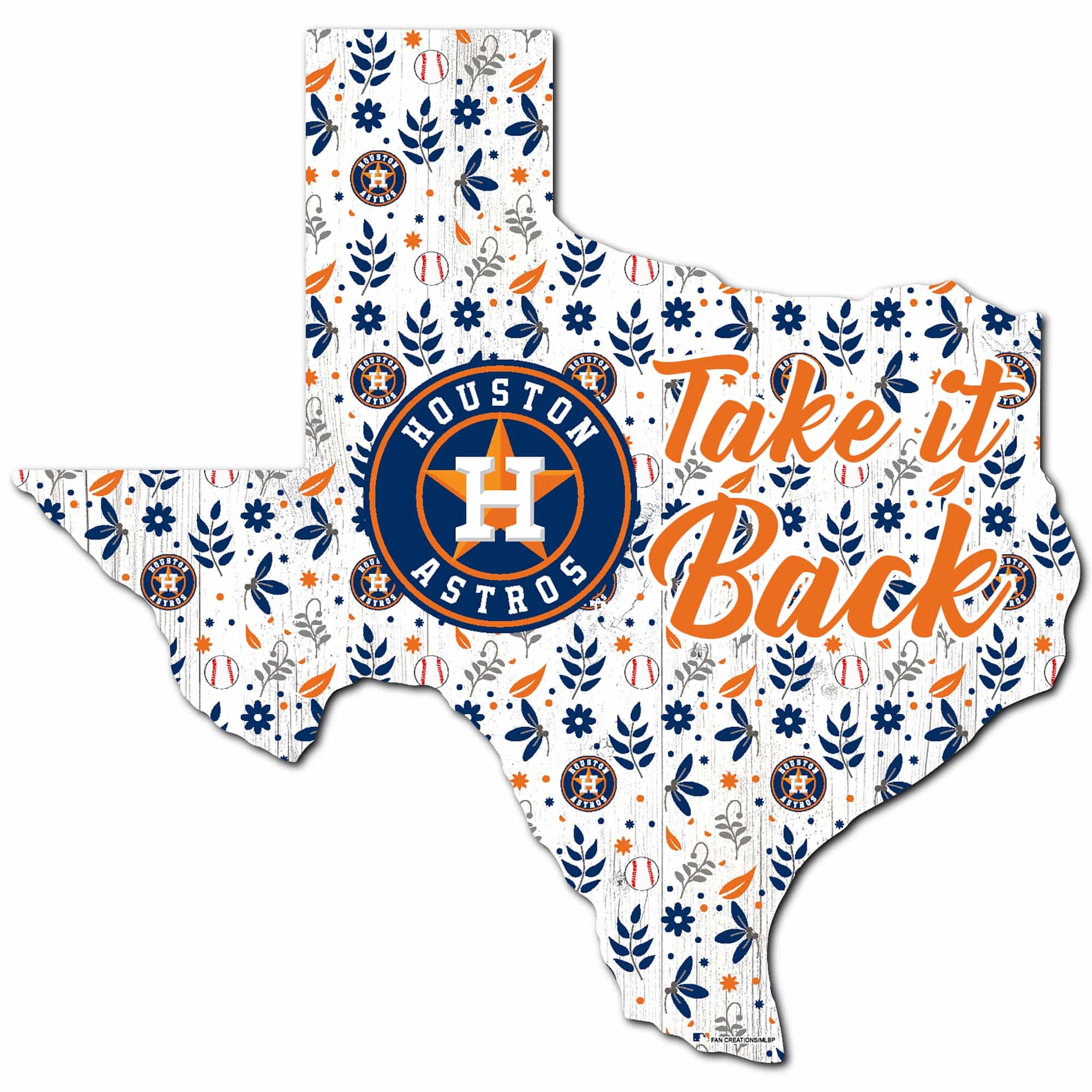 Houston Astros State Sign 24in – Fan Creations GA