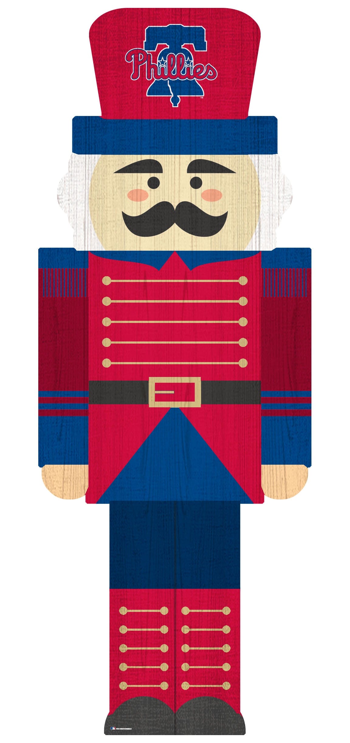 Philadelphia Phillies Nutcracker 31in Leaner – Fan Creations GA