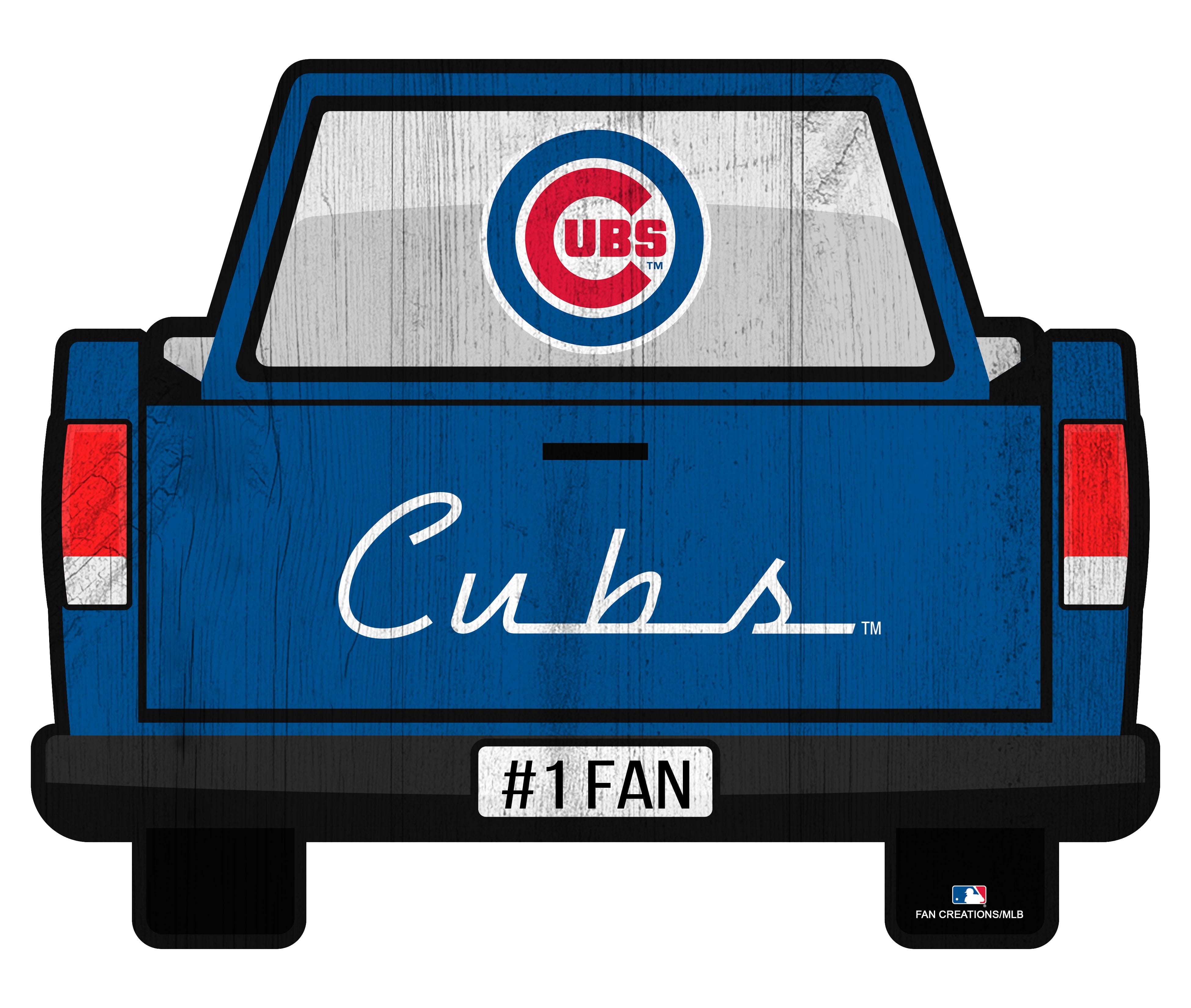 Chicago Cubs Slogan Truck Back Vintage 12in – Fan Creations GA