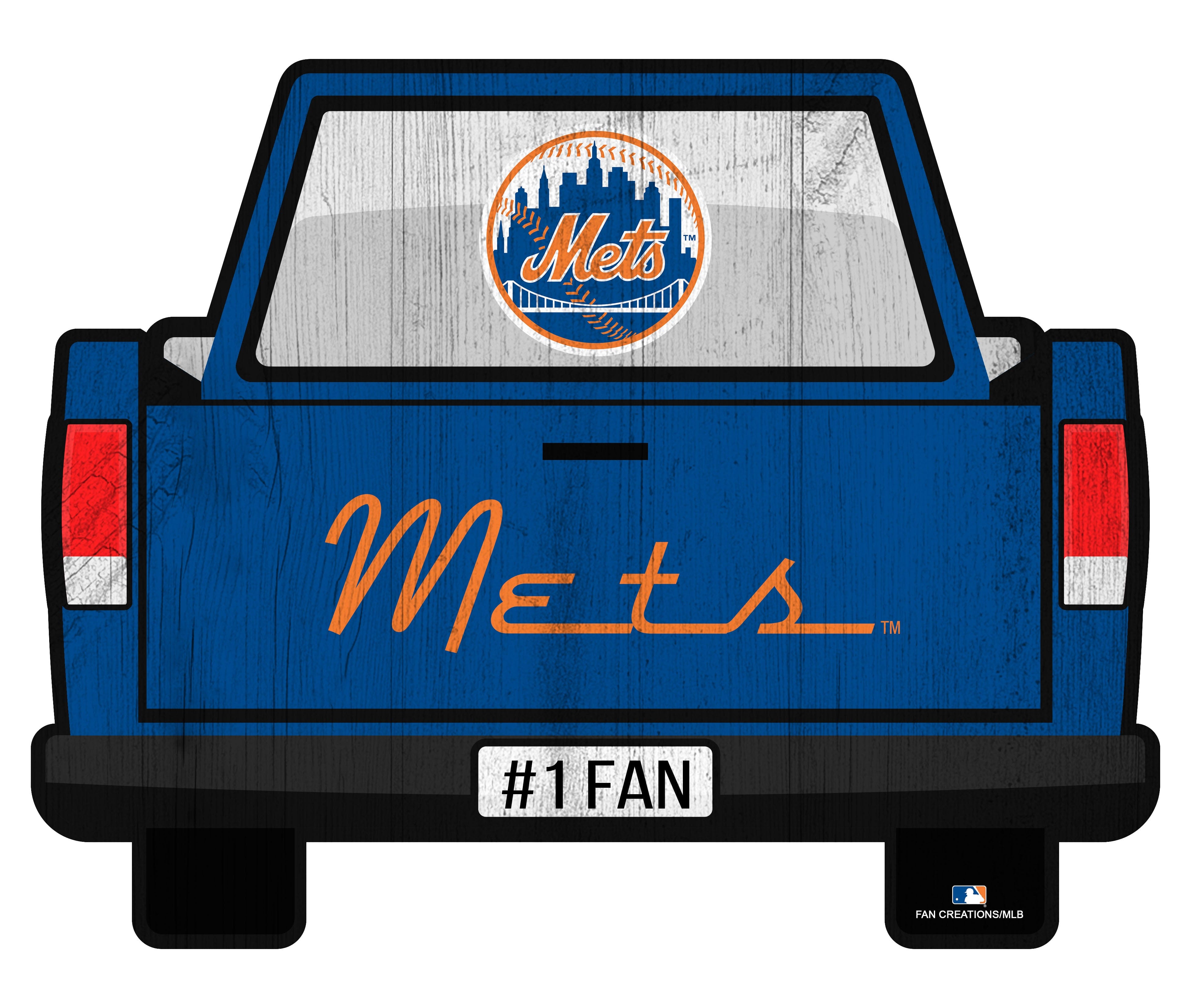 New York Mets Slogan Truck Back Vintage 12in – Fan Creations GA