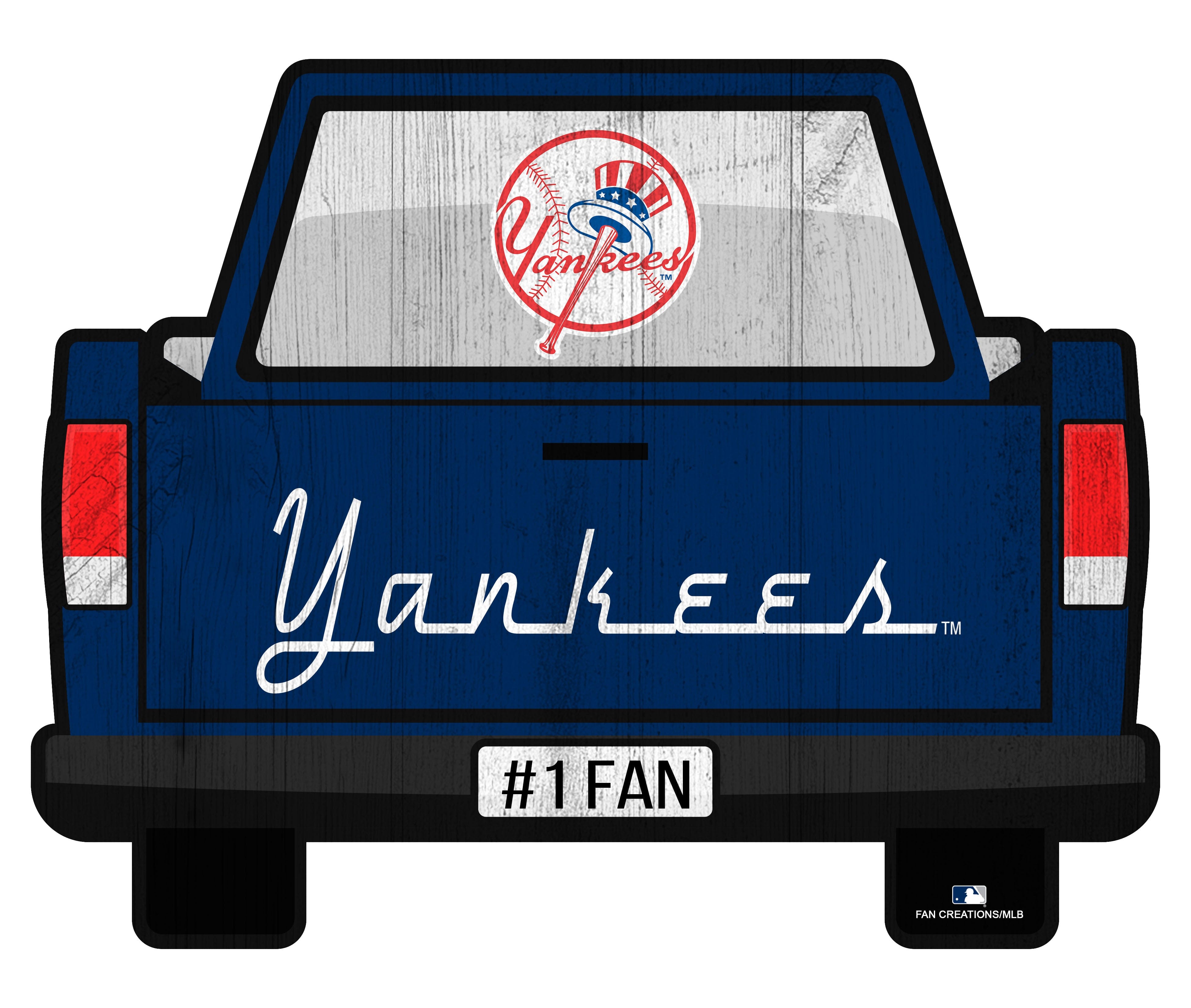 New York Yankees Slogan Truck Back Vintage 12in – Fan Creations GA