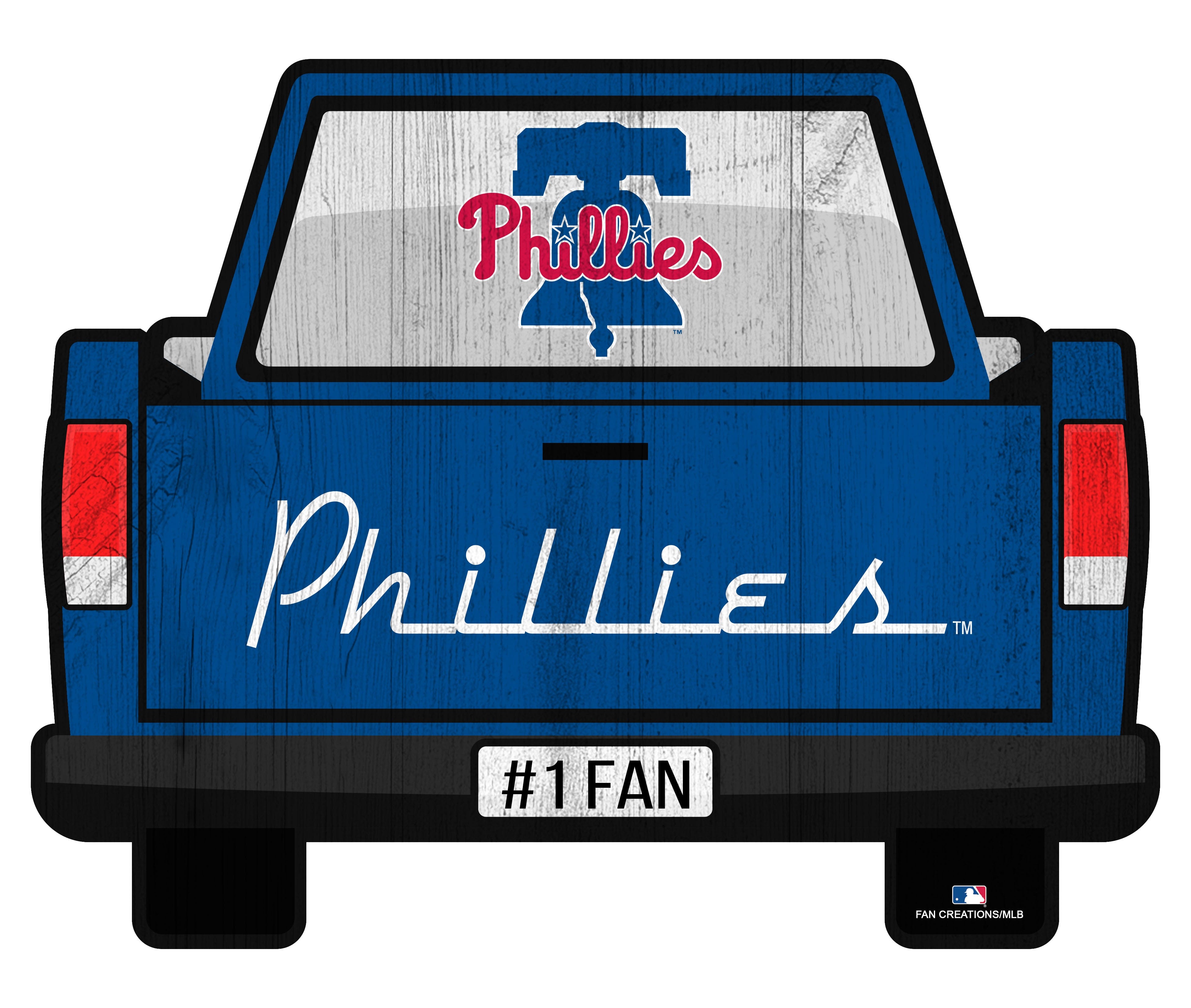 Philadelphia Phillies Slogan Truck Back Vintage 12in – Fan Creations GA