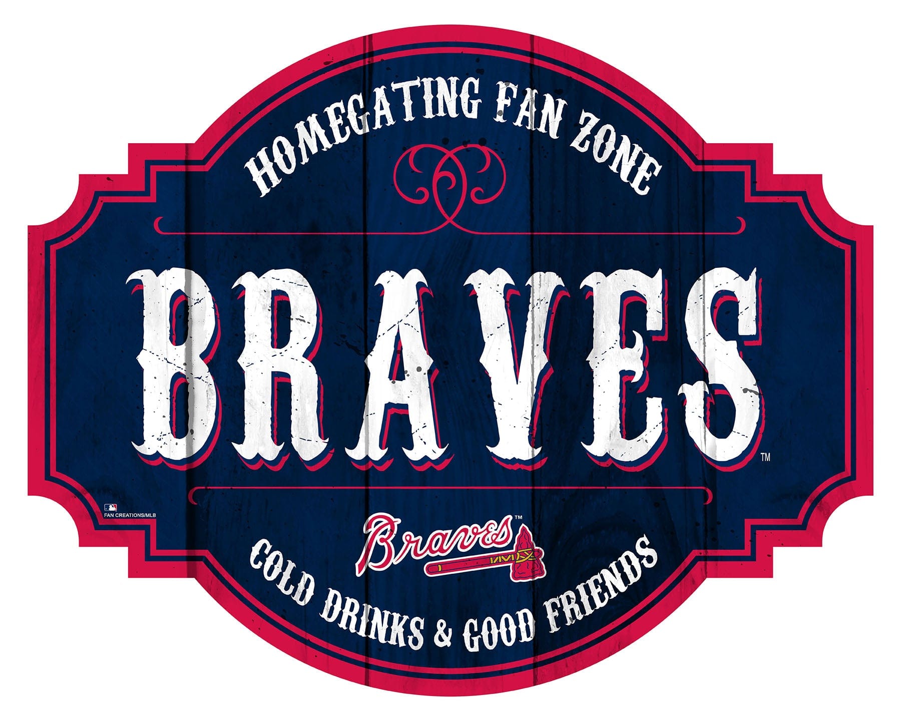 Atlanta Braves Homegating Tavern 24in Sign – Fan Creations GA