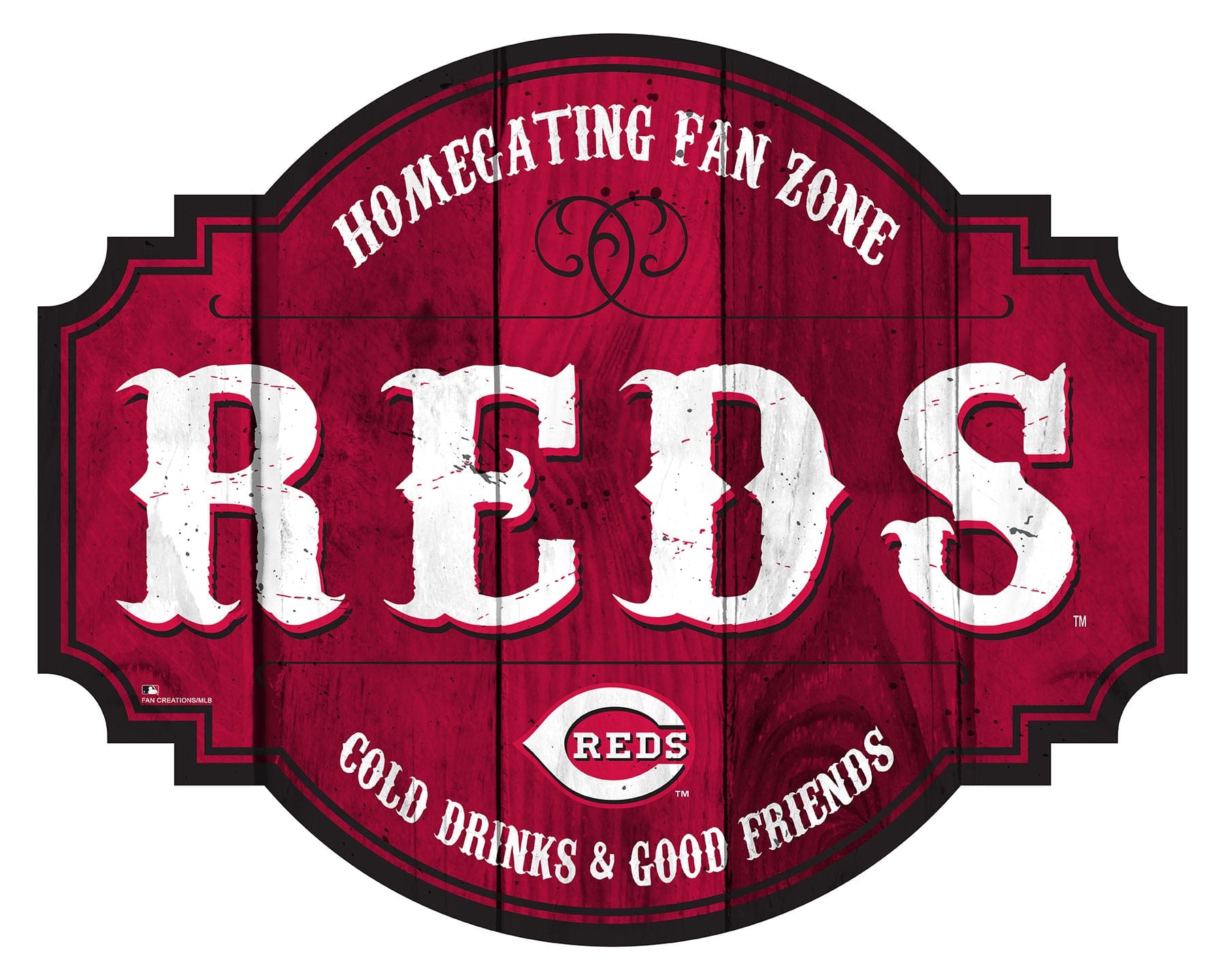 Cincinnati Reds Homegating Tavern 24in Sign – Fan Creations GA