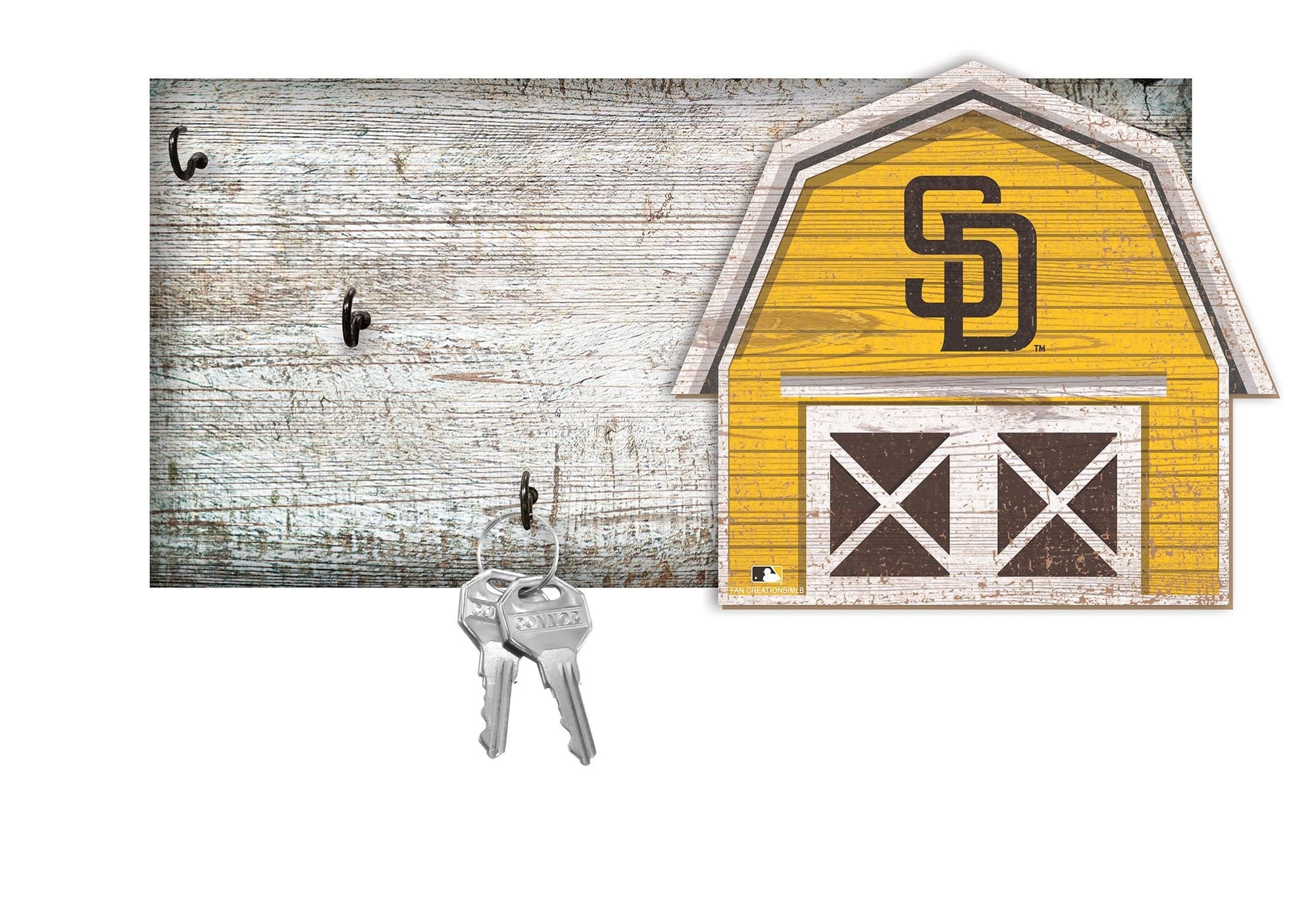 San Diego Padres Barn Keychain Holder – Fan Creations GA