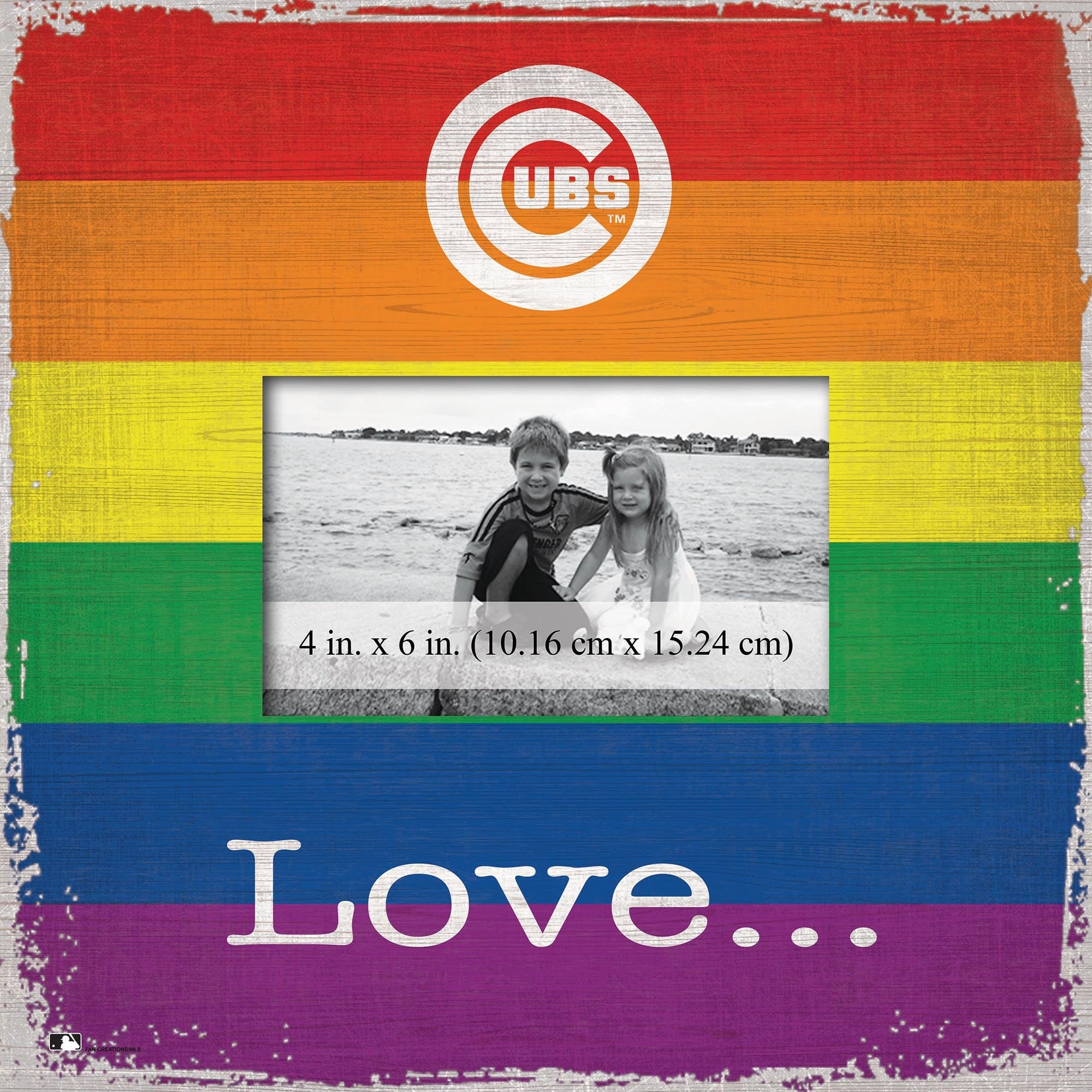 Chicago Cubs Love Pride 10x10 Frame – Fan Creations GA