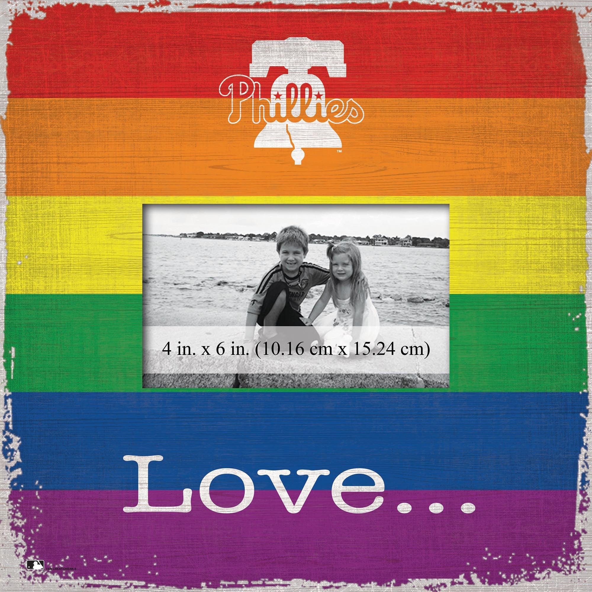 Philadelphia Phillies Love Pride 10x10 Frame – Fan Creations GA