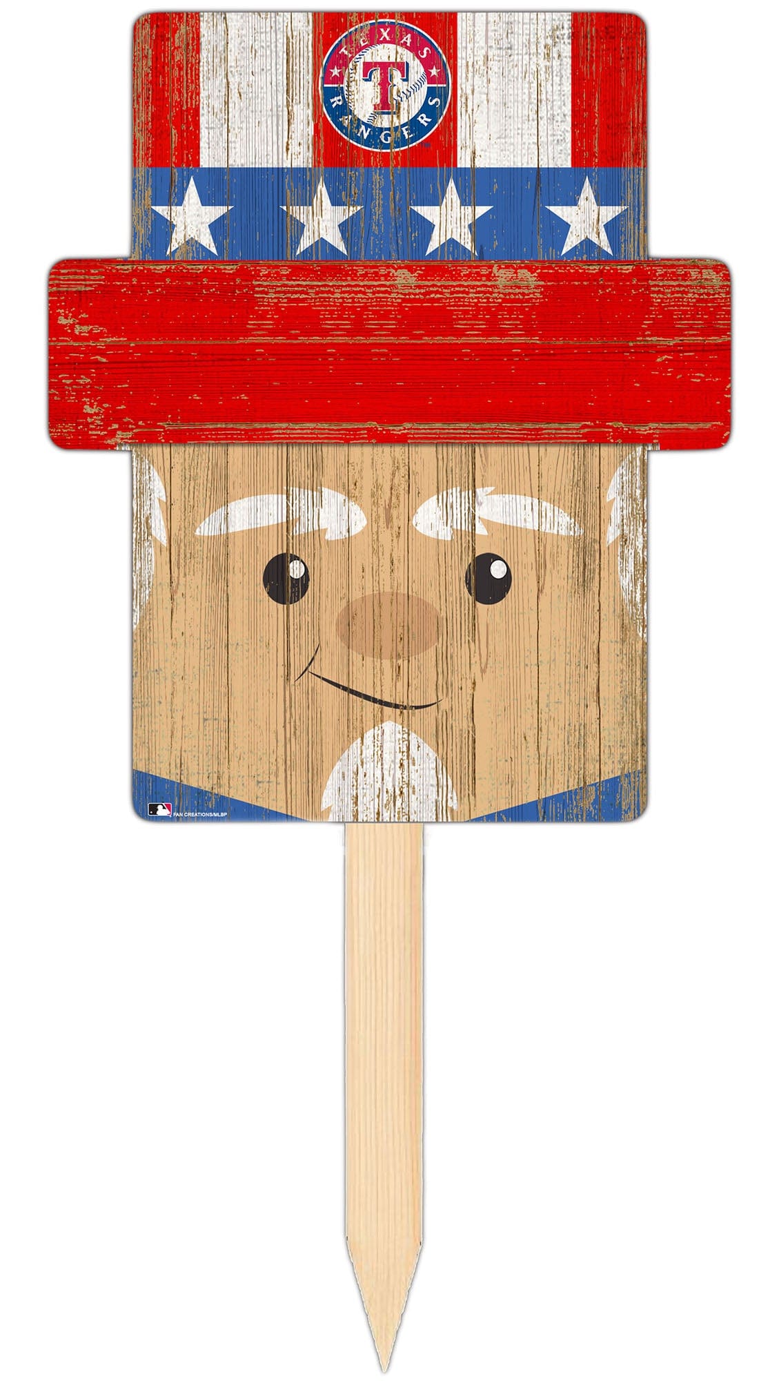 Texas Rangers Uncle Sam Head Yard – Fan Creations GA