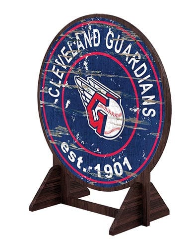 Cleveland Guardians Desktop Circle Logo Stand – Fan Creations GA