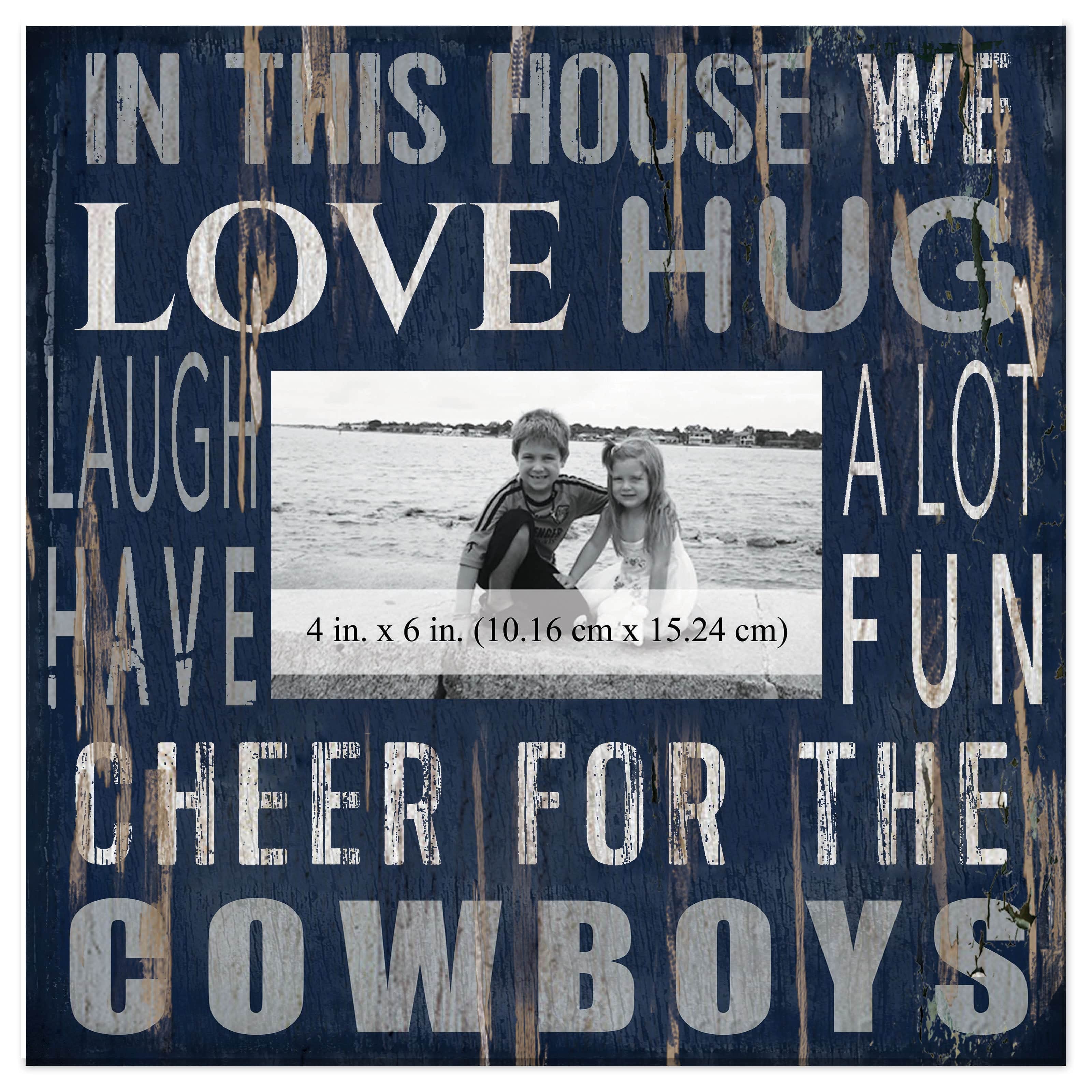 Dallas Cowboys In This House 10x10 Frame – Fan Creations GA