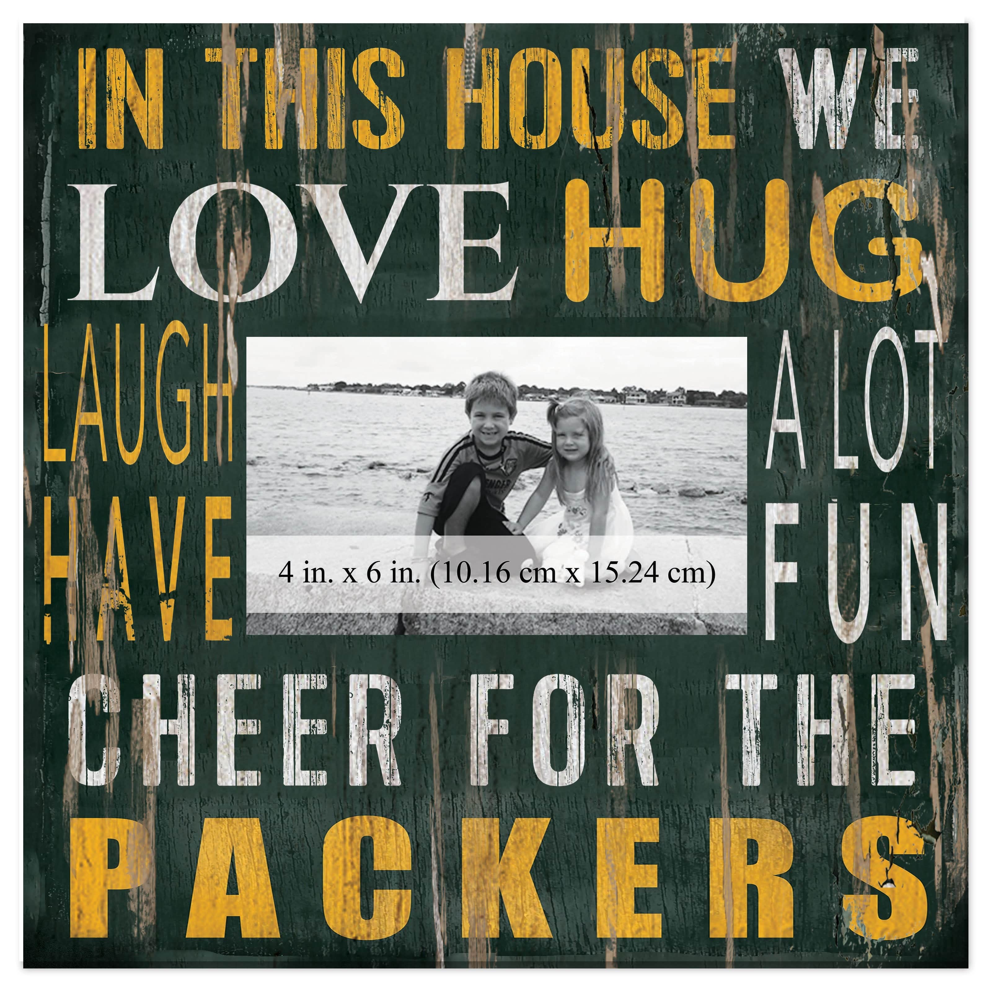 Green Bay Packers In This House 10x10 Frame – Fan Creations GA