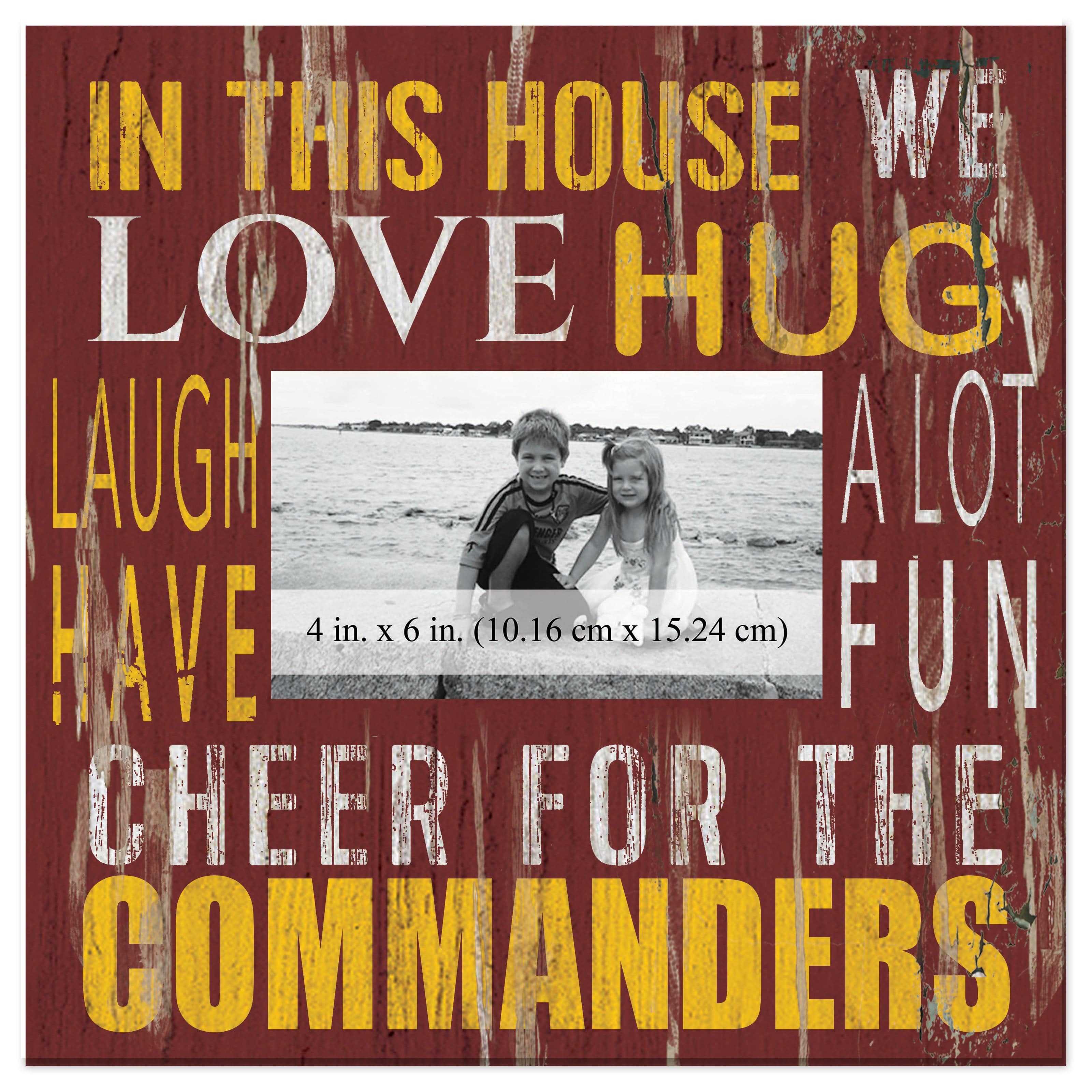 Washington Commanders In This House 10x10 Frame – Fan Creations GA