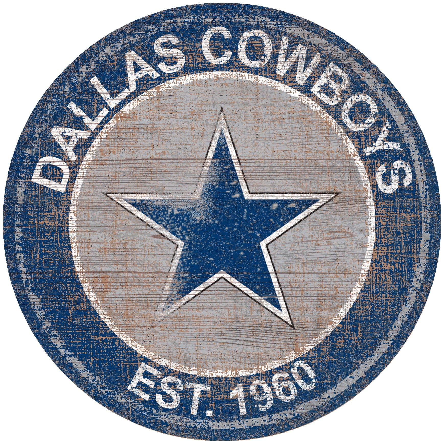 Dallas Cowboys Heritage Logo 24" Circle – Fan Creations GA