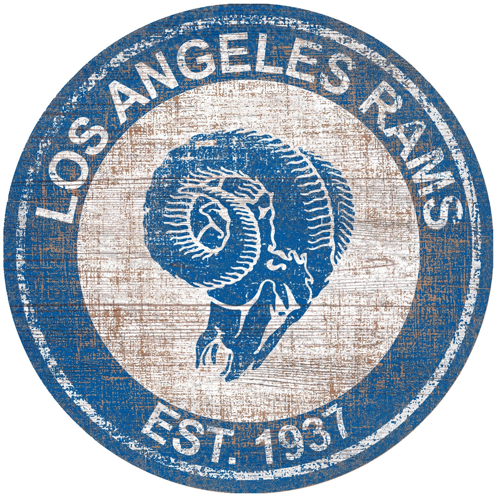 Los Angeles Rams Heritage Logo 24" Circle – Fan Creations GA