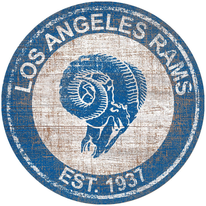 Los Angeles Rams Heritage Logo 24" Circle – Fan Creations GA