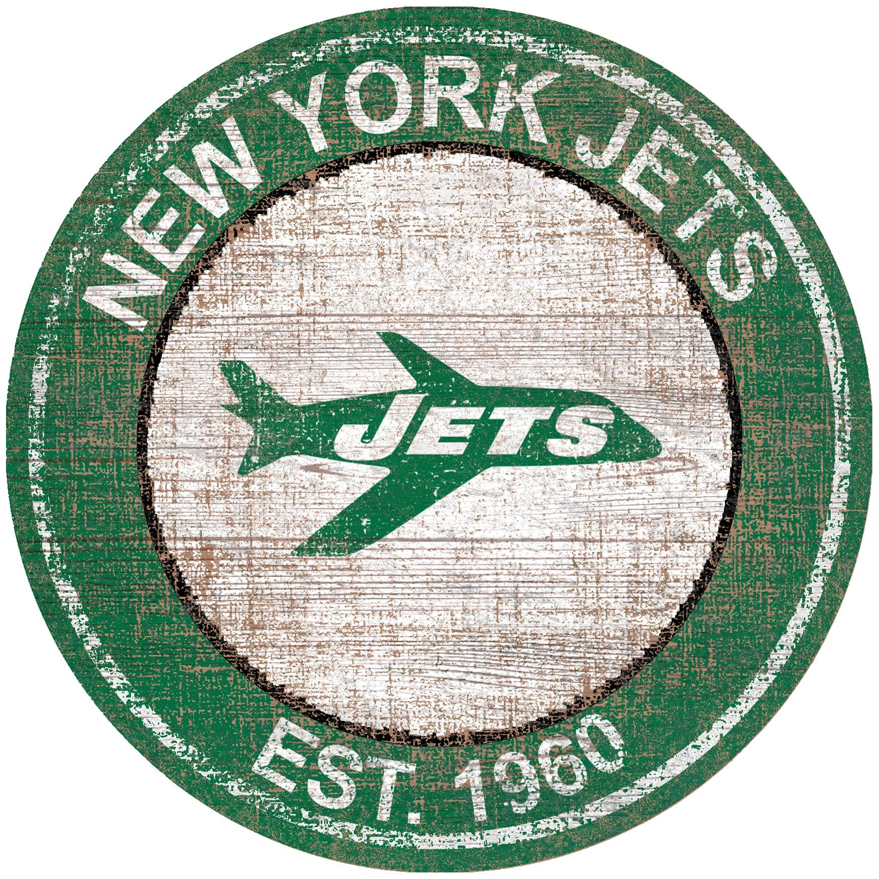 New York Jets Heritage Logo 24" Circle – Fan Creations GA