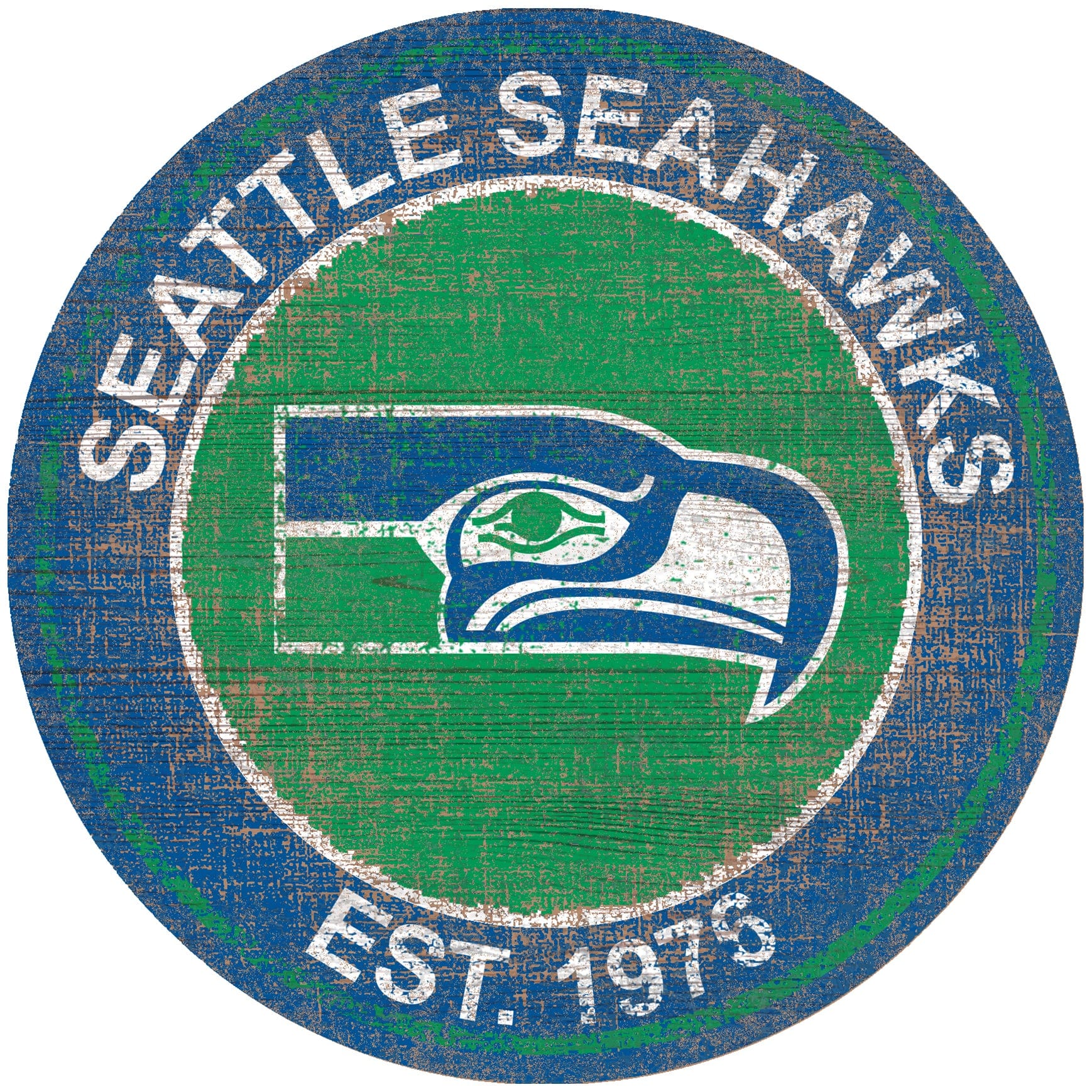 Seattle Seahawks Heritage Logo 24" Circle – Fan Creations GA