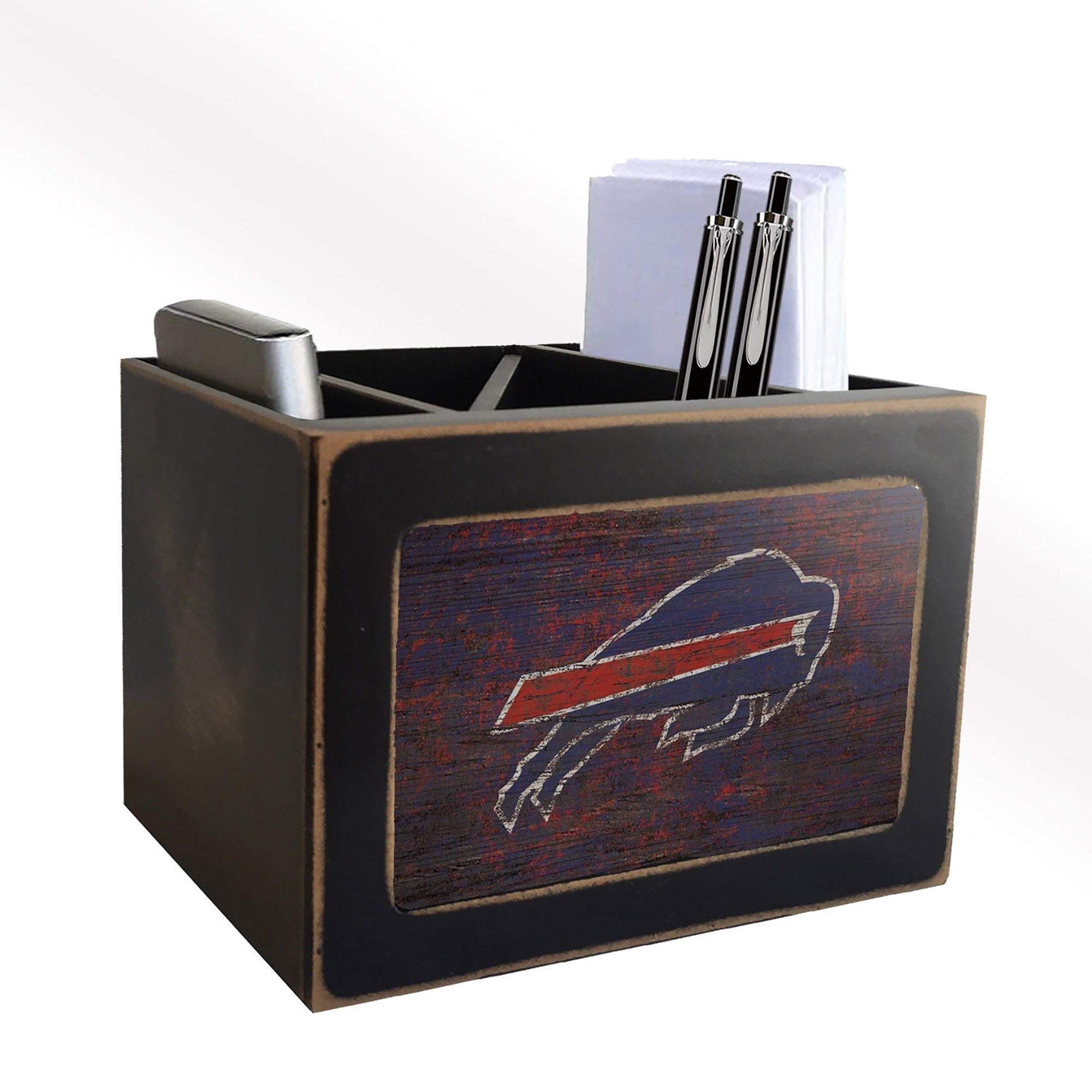 Buffalo Bills Distressed Desktop Organizer With Team Color – Fan ...