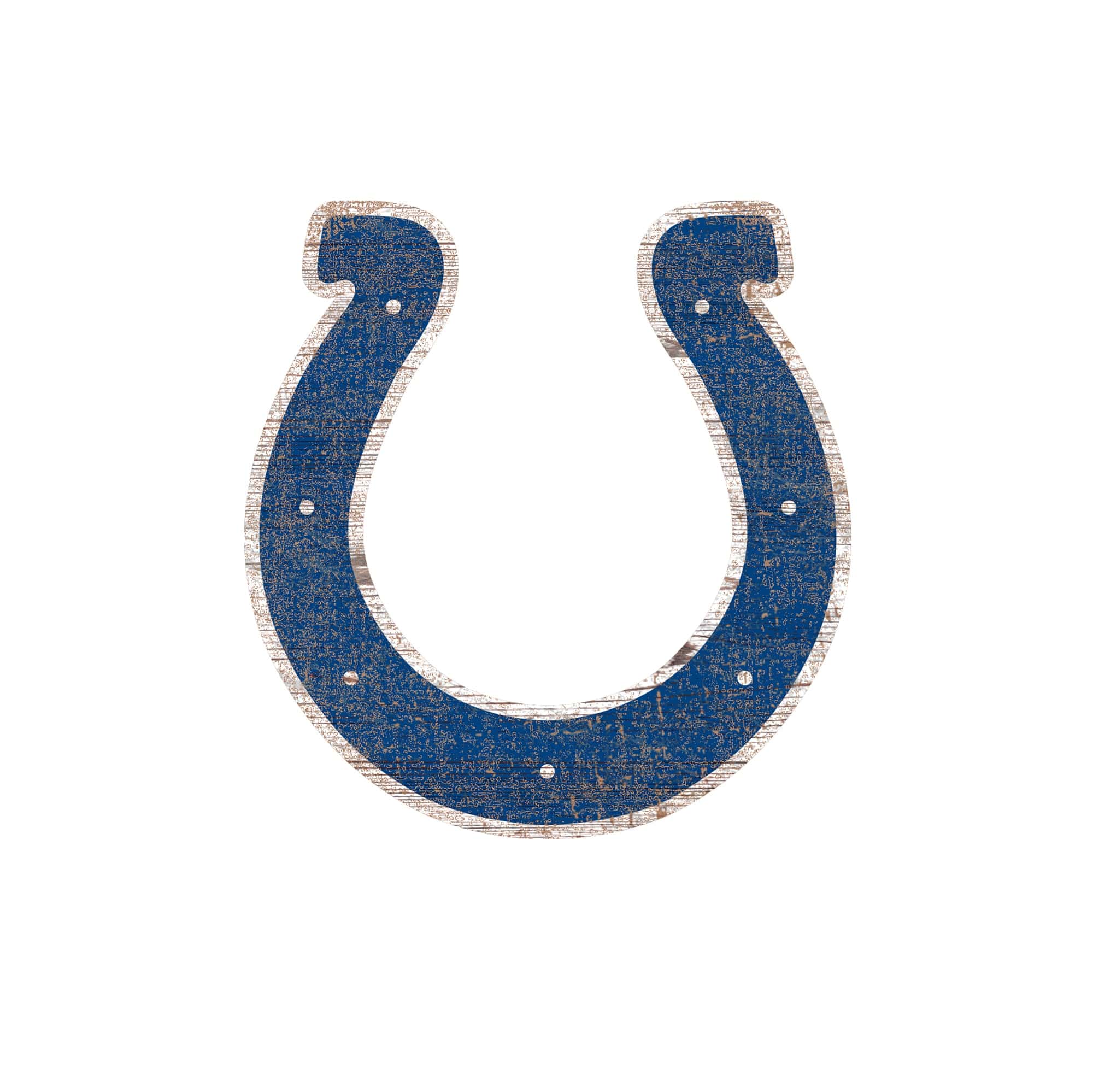 Indianapolis Colts Distressed Logo Cutout Sign – Fan Creations GA
