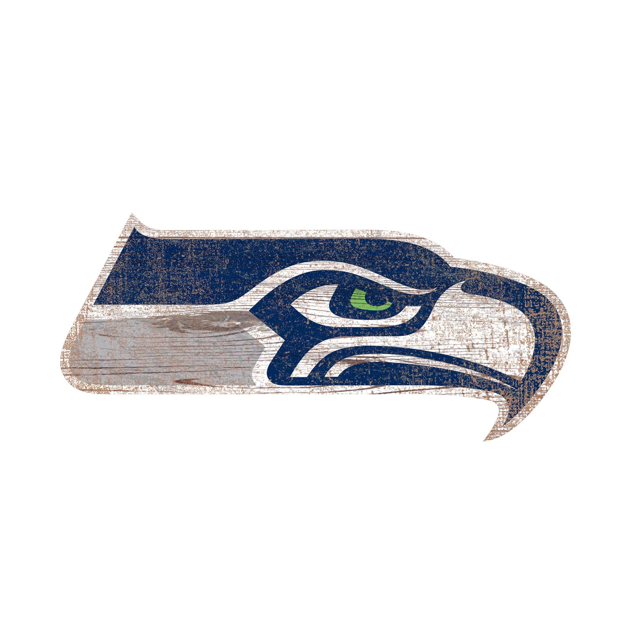 Seattle Seahawks Distressed Logo Cutout Sign – Fan Creations GA