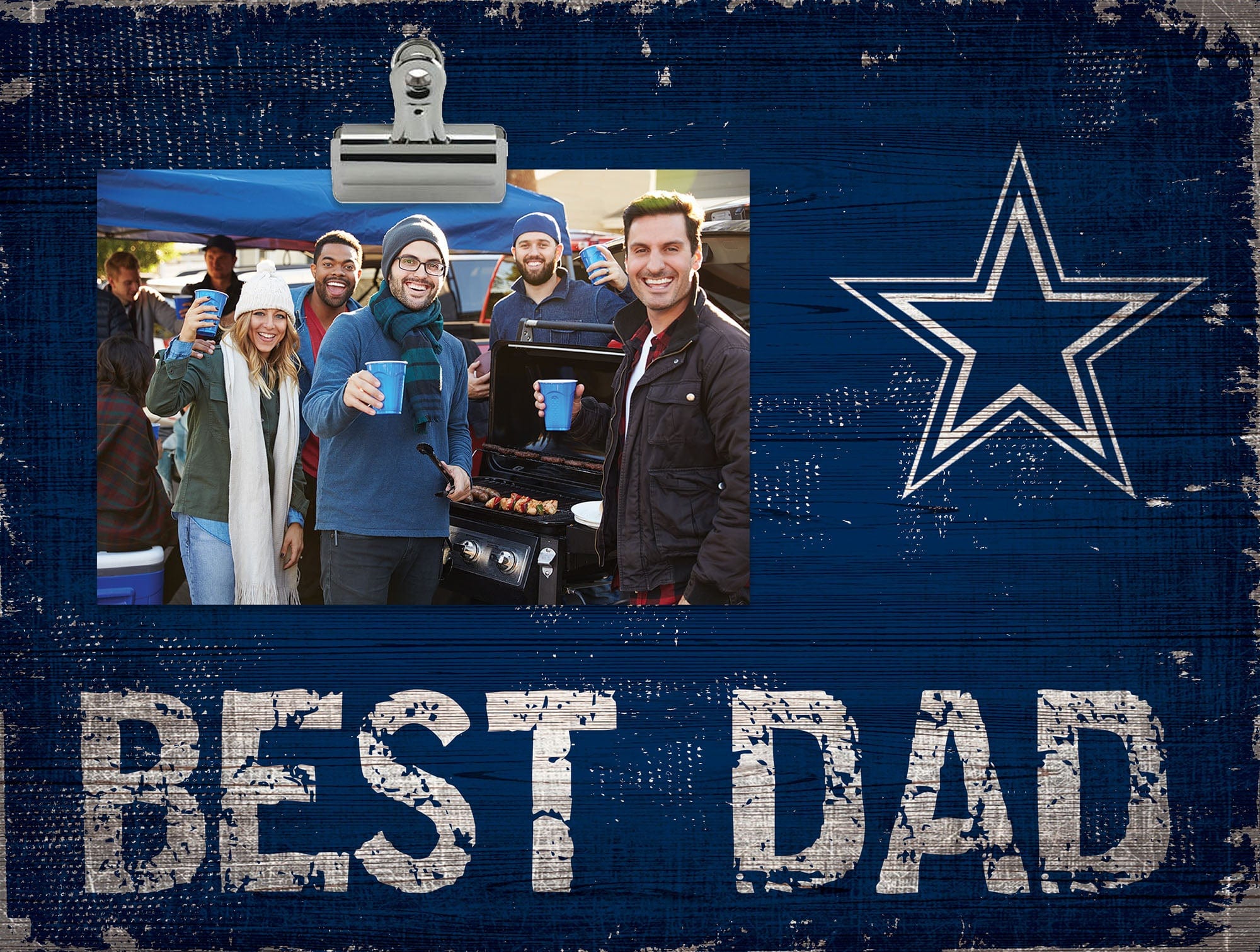 Dallas Cowboys Best Dad Clip Frame – Fan Creations GA