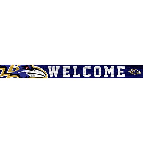 Baltimore Ravens 16in. Welcome Strip – Fan Creations GA
