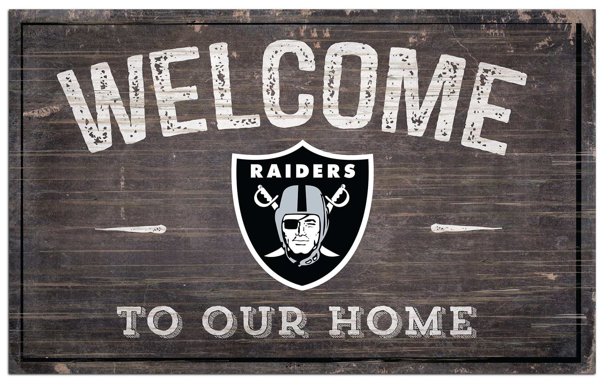 Las Vegas Raiders 11x19in Welcome Sign – Fan Creations GA
