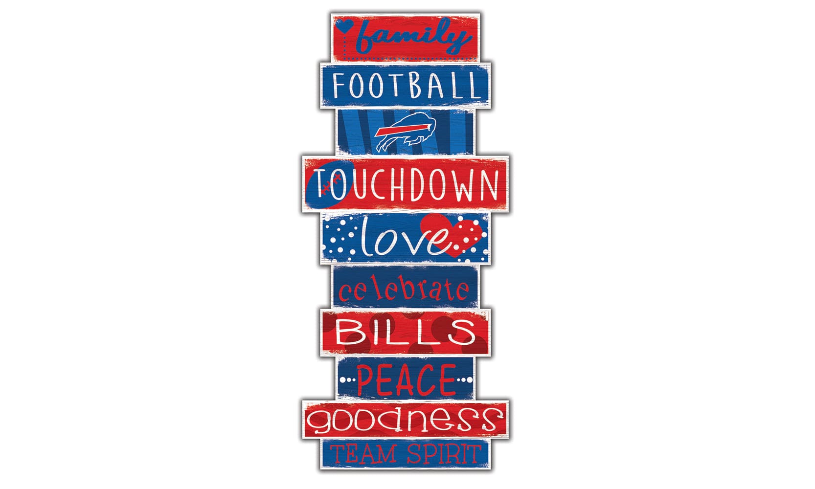 Buffalo Bills Celebration Stack 24" Sign – Fan Creations GA