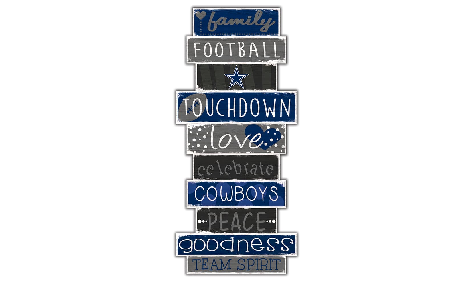 Dallas Cowboys Celebration Stack 24" Sign – Fan Creations GA