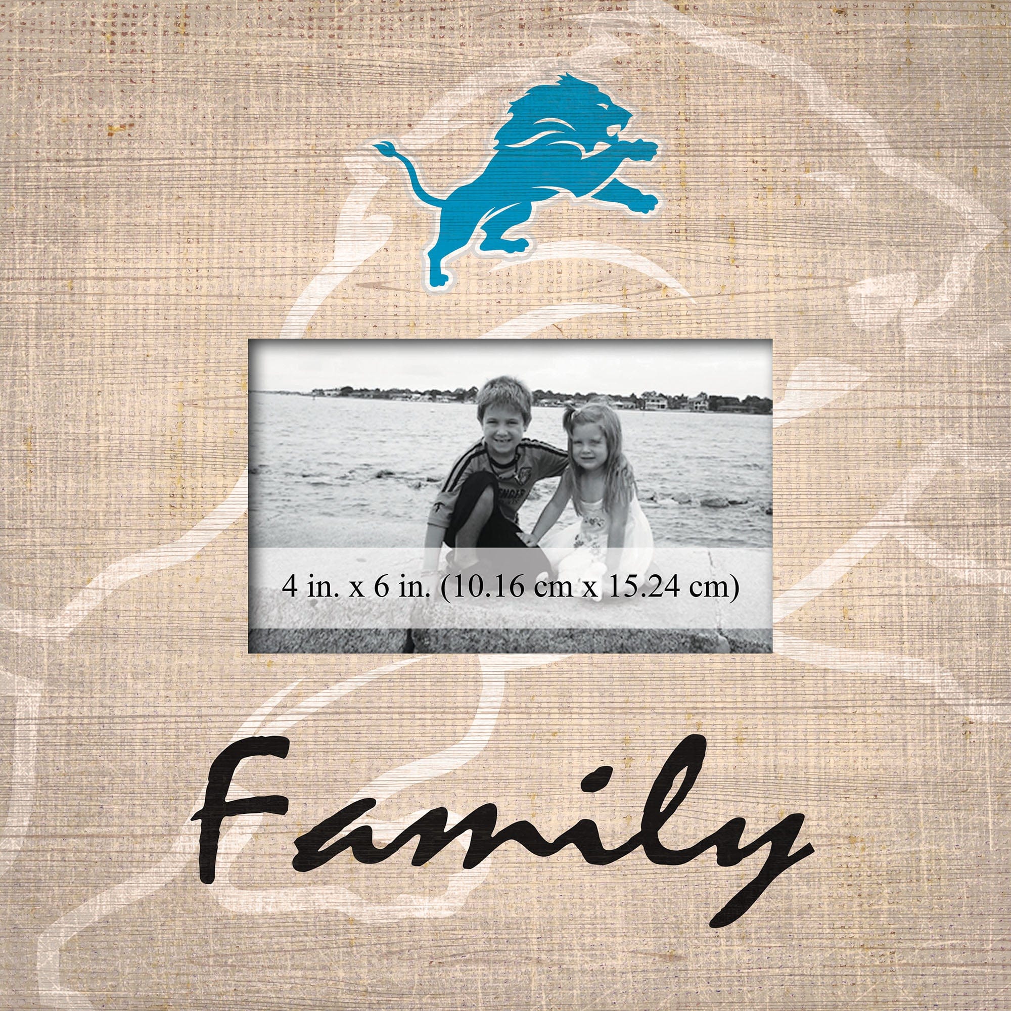 Detroit Lions Family Frame – Fan Creations GA