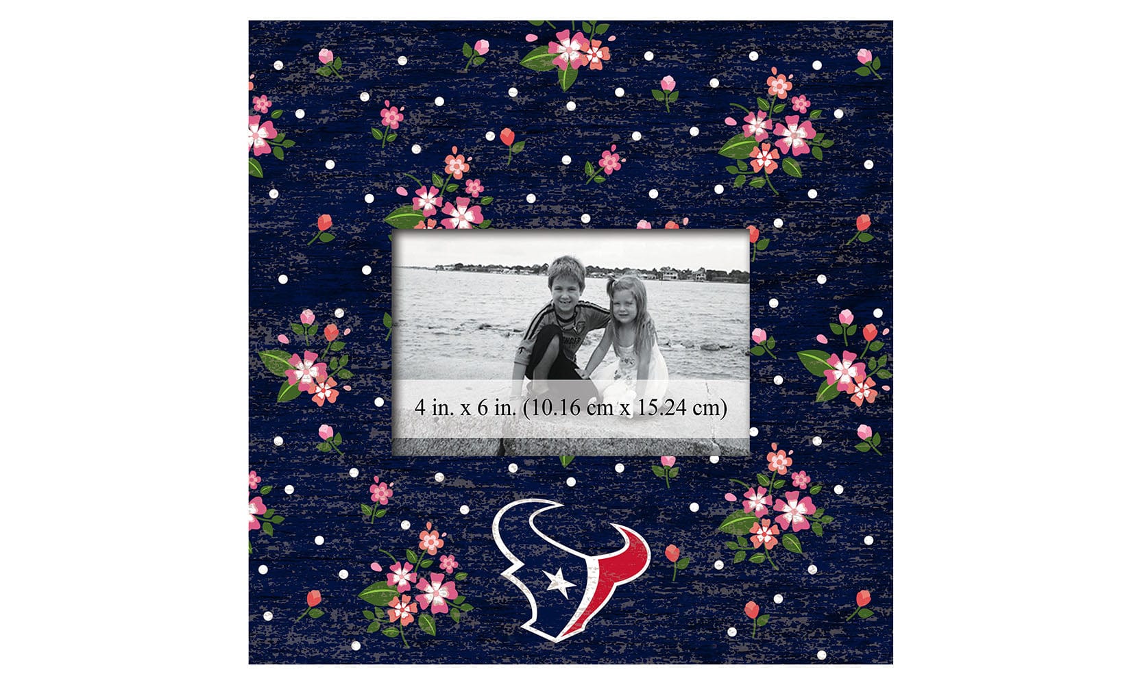 Houston Texans Floral 10x10 Frame – Fan Creations GA