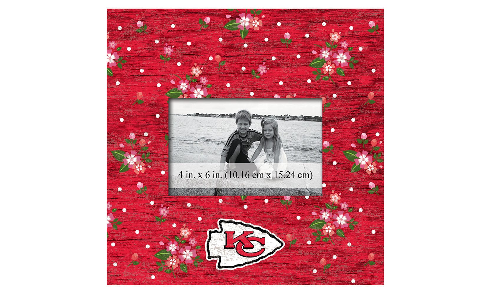 Kansas City Chiefs Floral 10x10 Frame – Fan Creations GA
