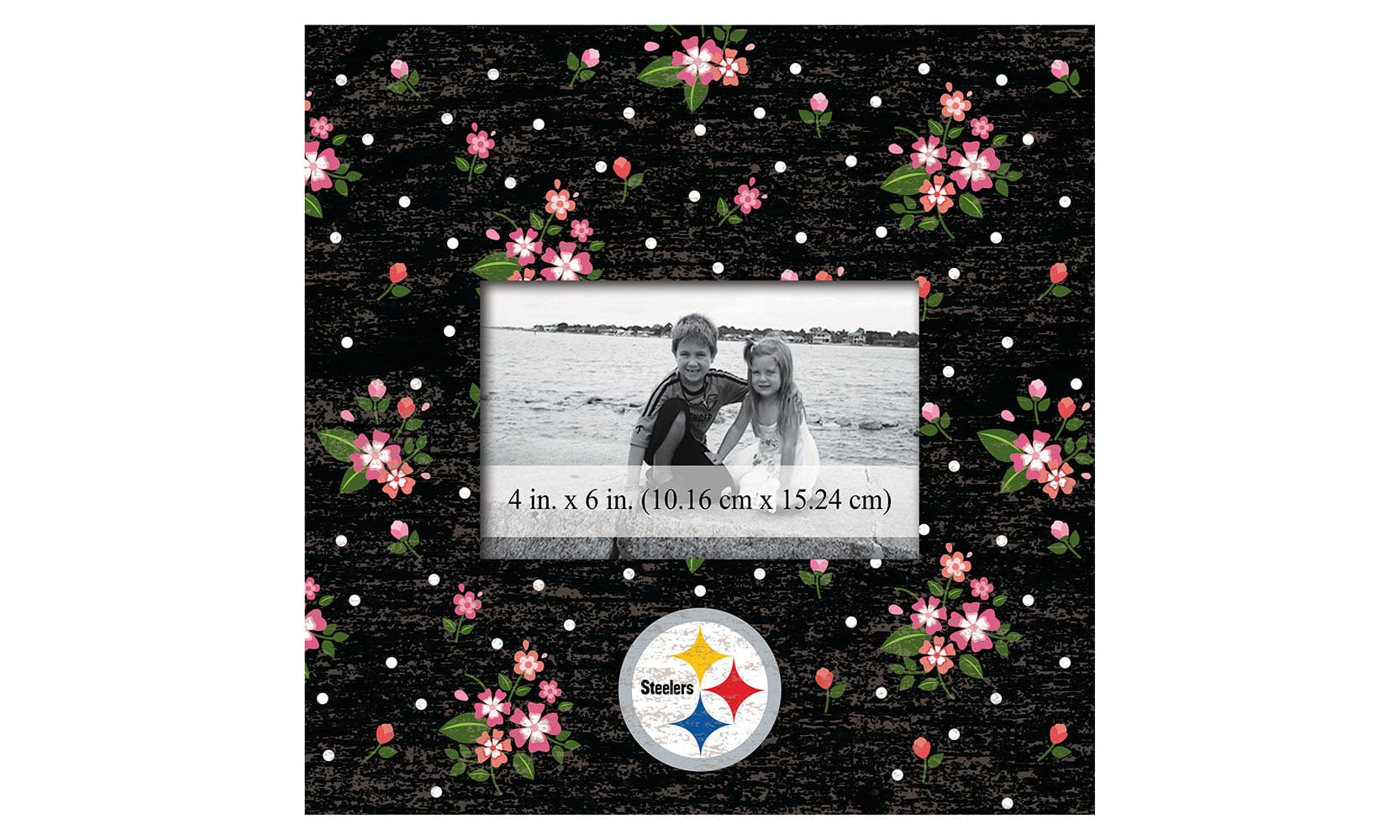 Pittsburgh Steelers Floral 10x10 Frame – Fan Creations GA