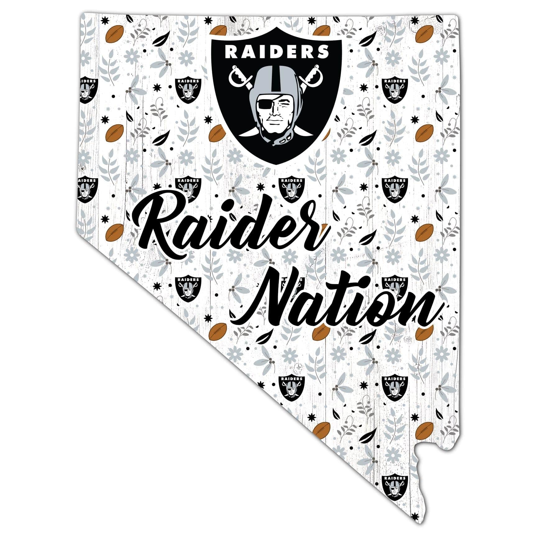 Las Vegas Raiders State Sign 24in – Fan Creations GA