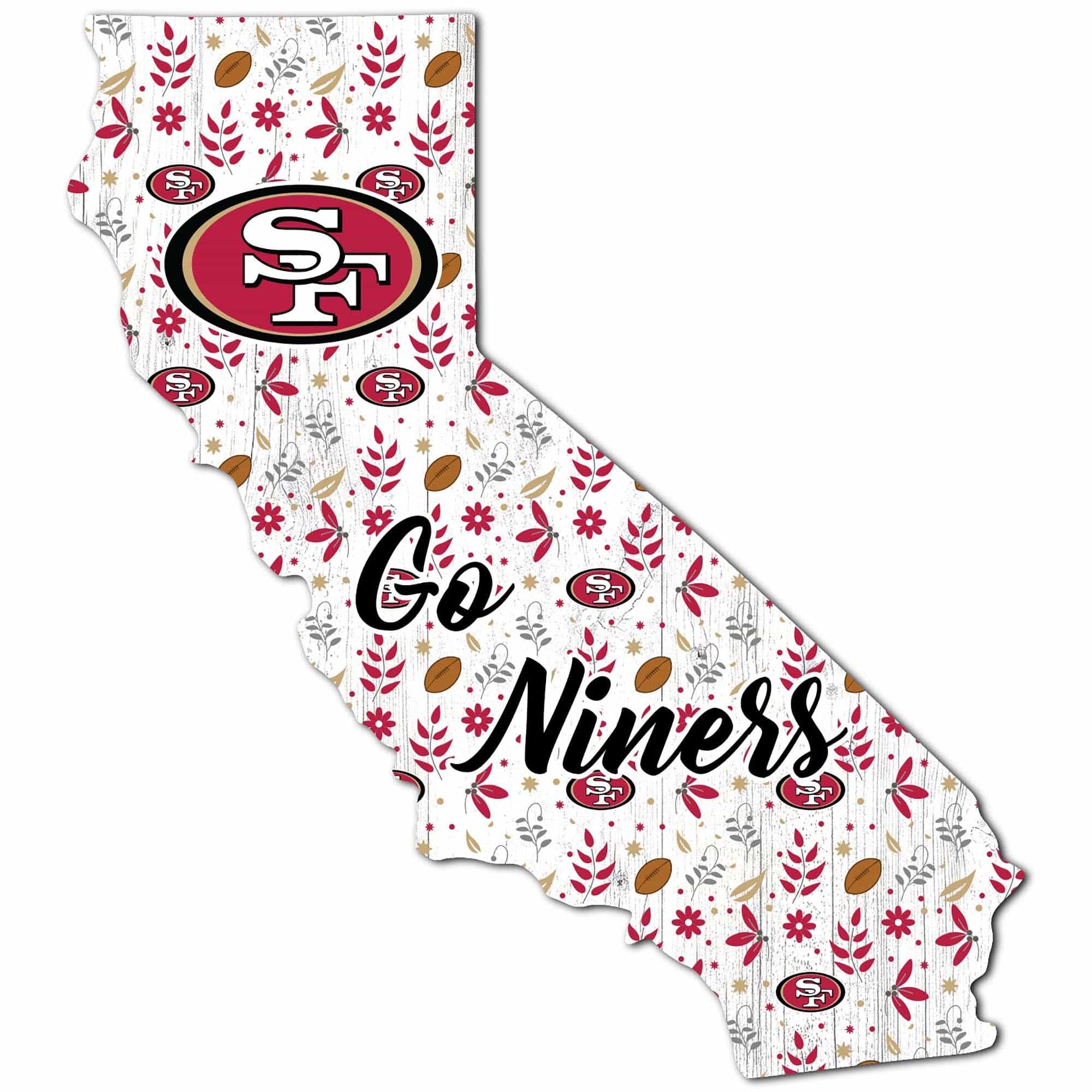 San Francisco 49ers State Sign 12in – Fan Creations GA