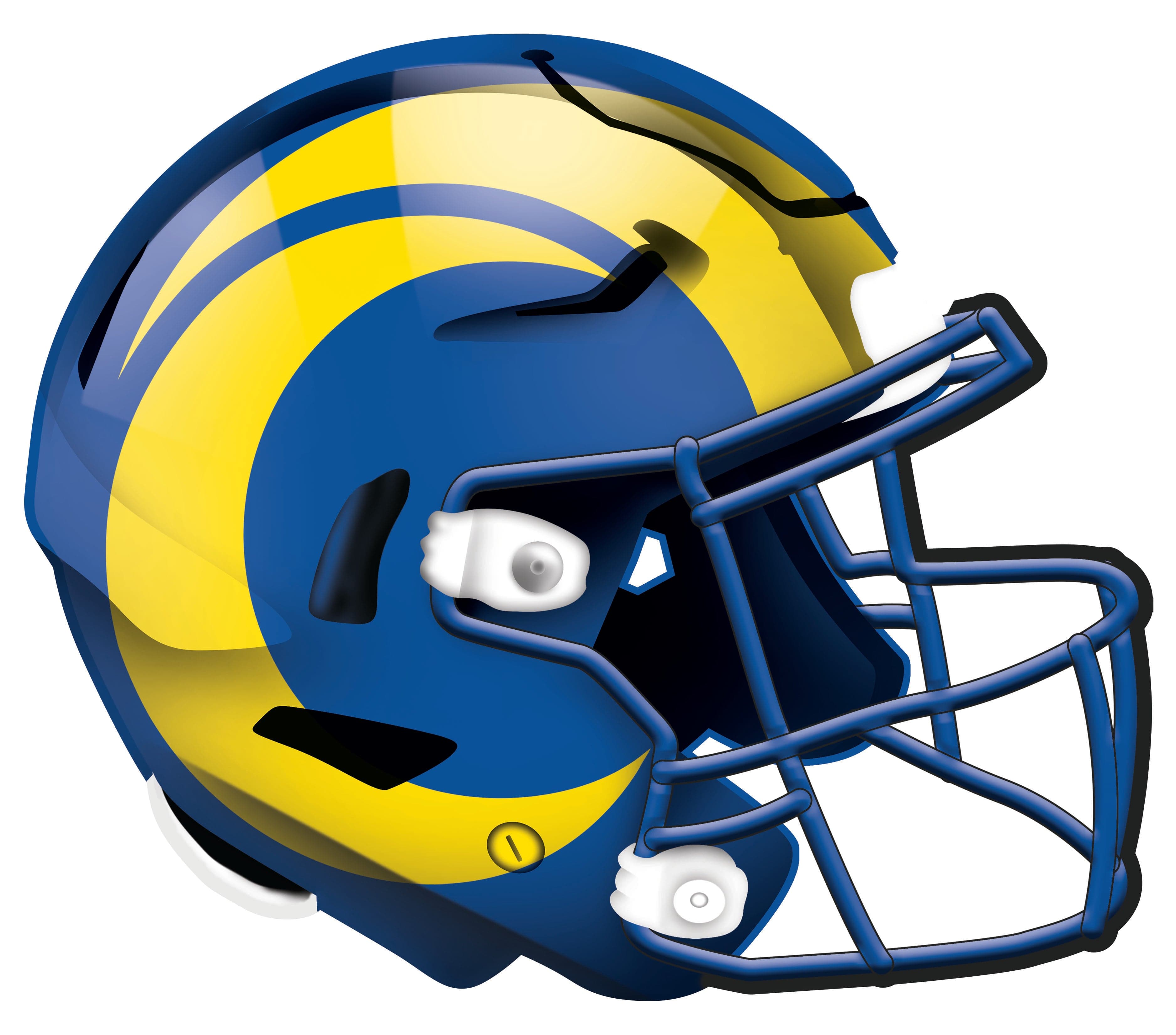 Los Angeles Rams Helmet Cutout 24in – Fan Creations GA