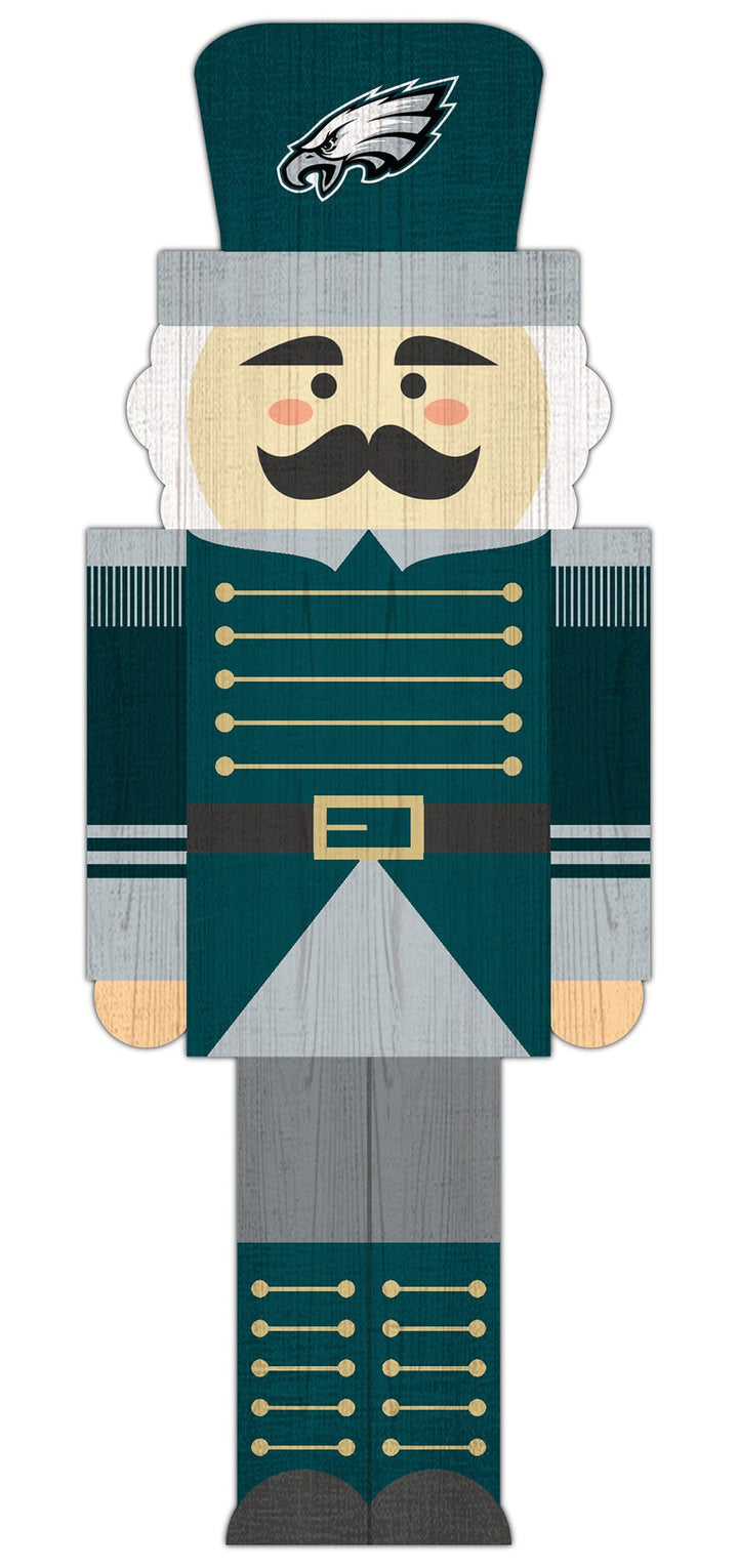 Philadelphia Eagles Nutcracker 31in Leaner – Fan Creations GA