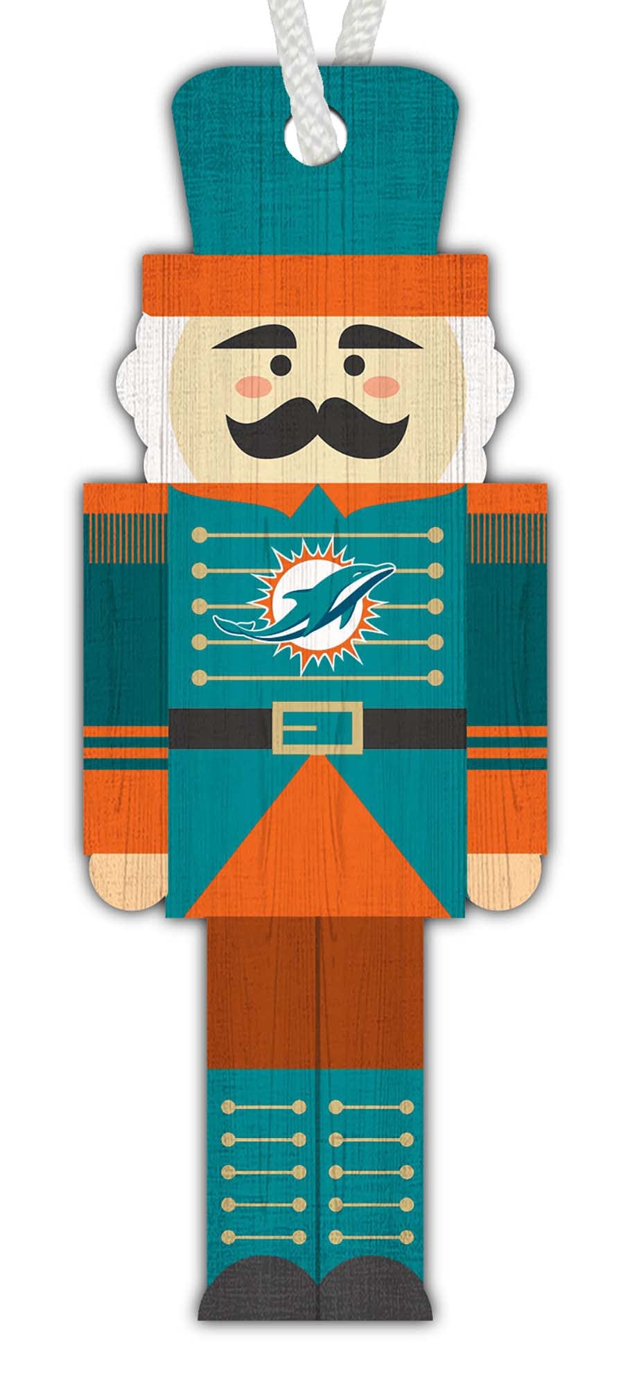 Miami Dolphins Nutcracker Ornament – Fan Creations GA