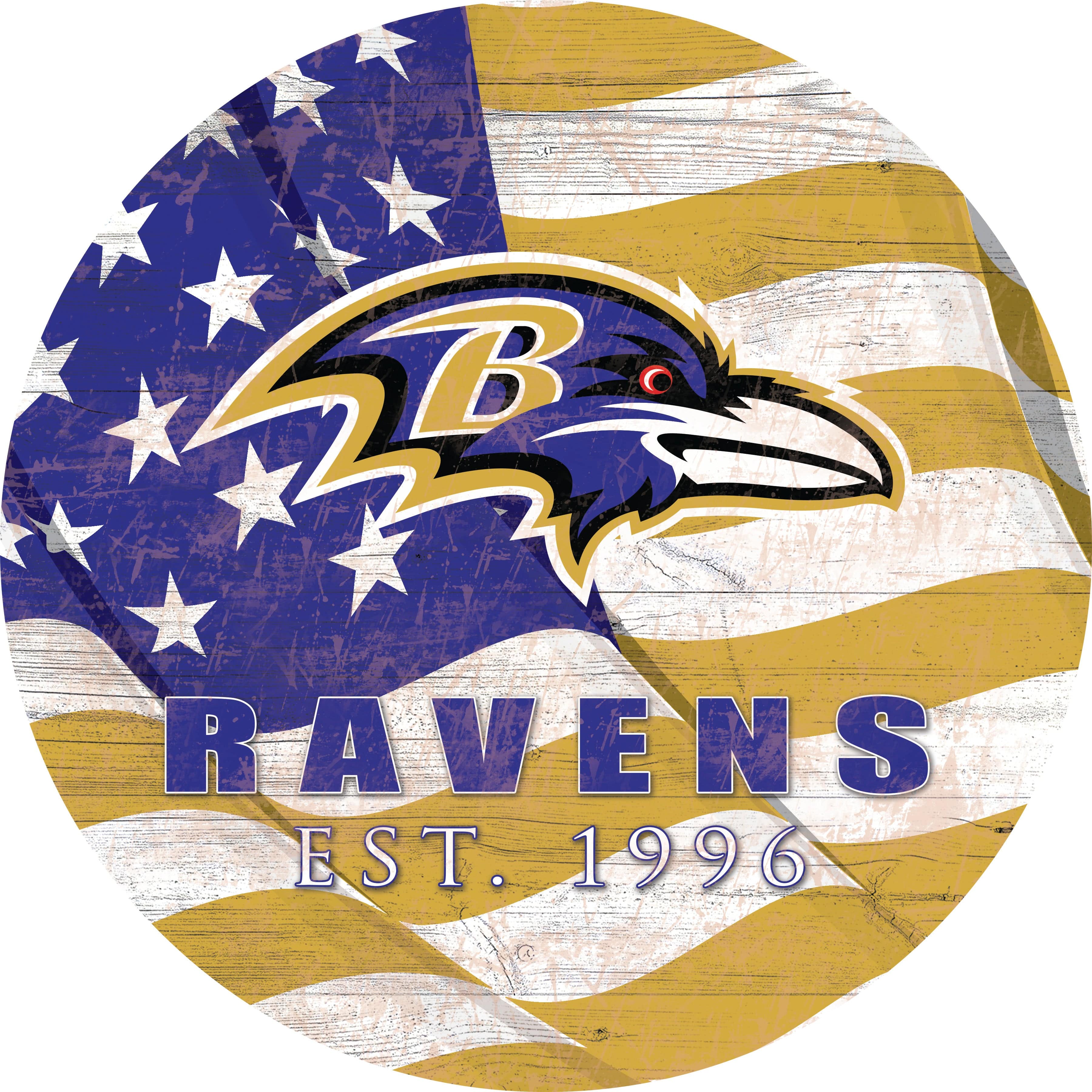 Baltimore Ravens Team Color Flag Circle – Fan Creations GA