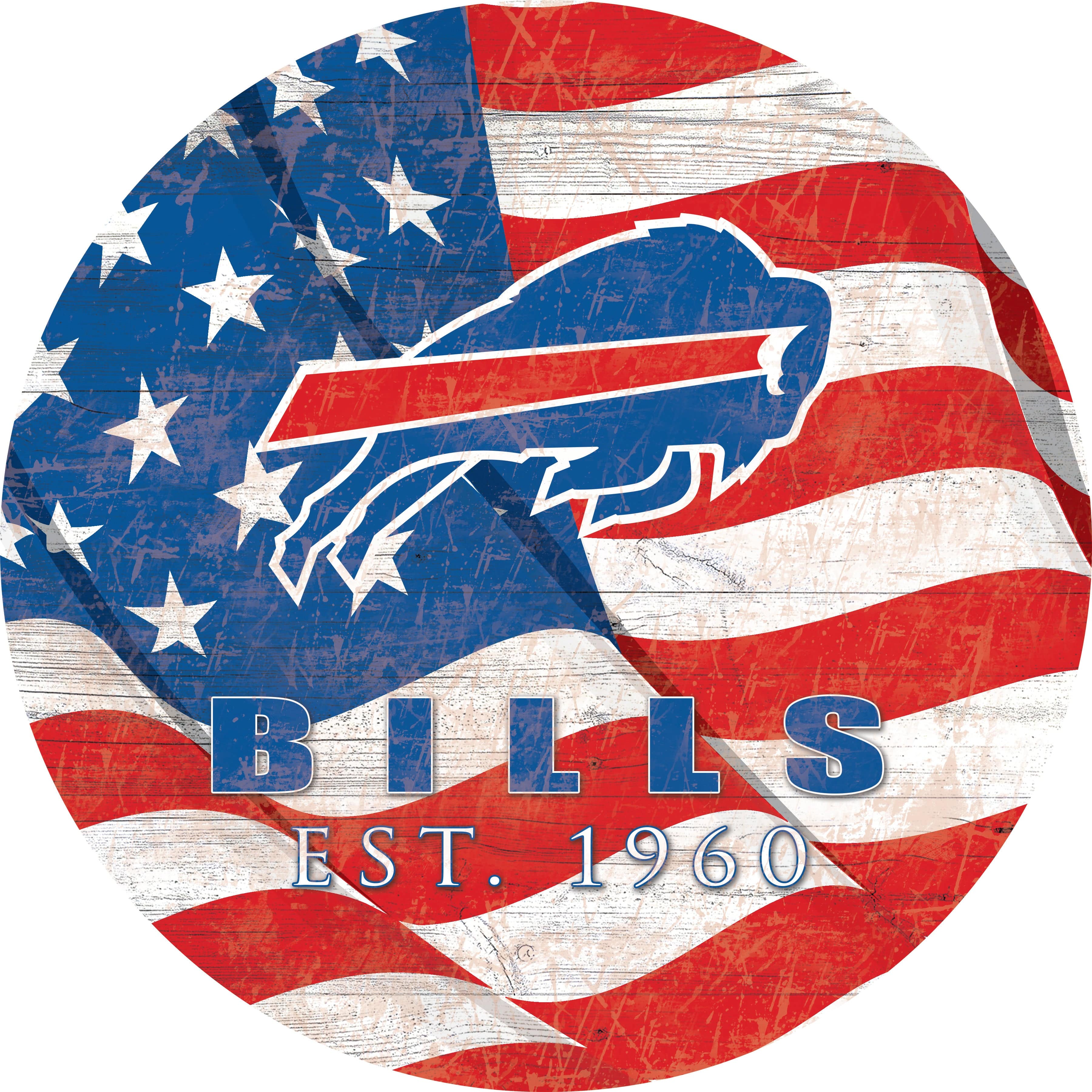 Buffalo Bills Team Color Flag Circle – Fan Creations GA