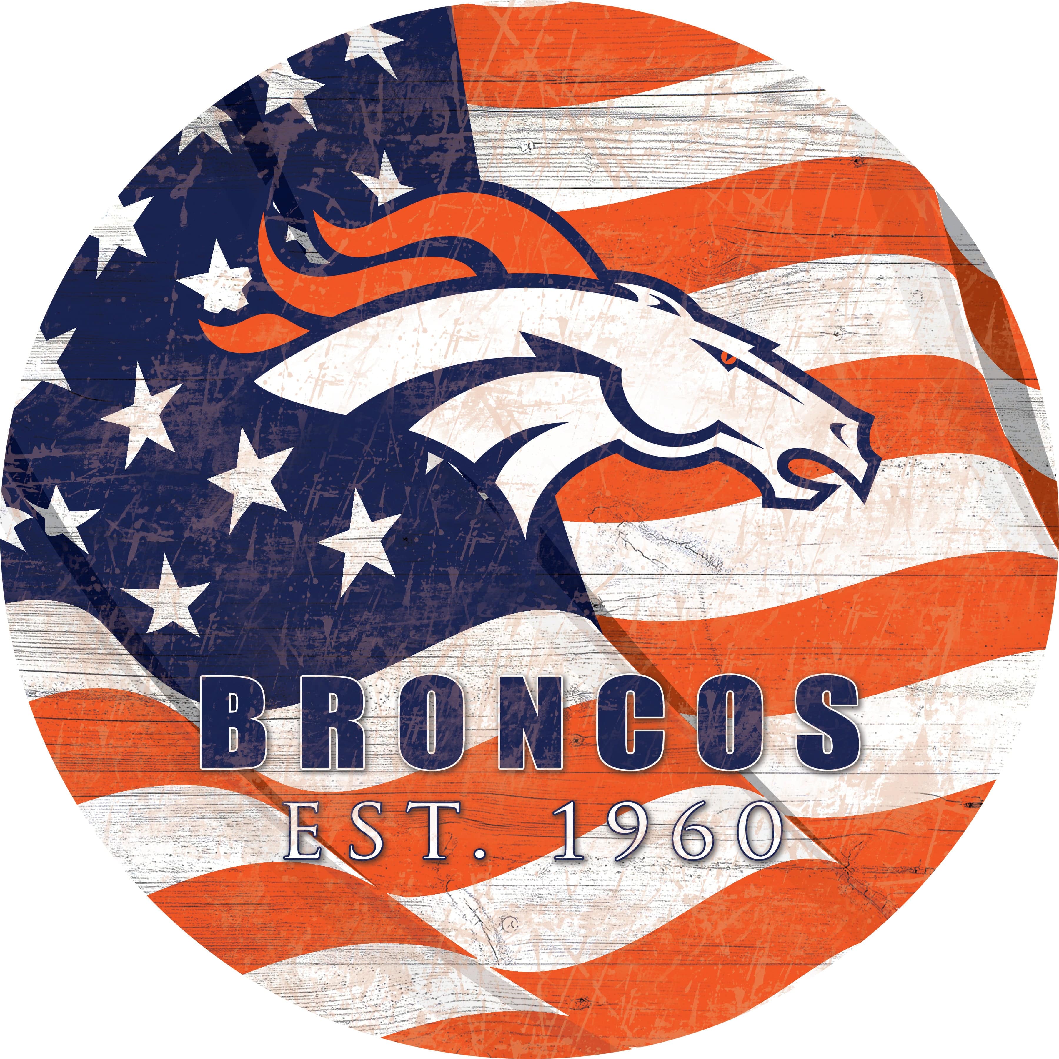 Denver Broncos Team Color Flag Circle – Fan Creations GA