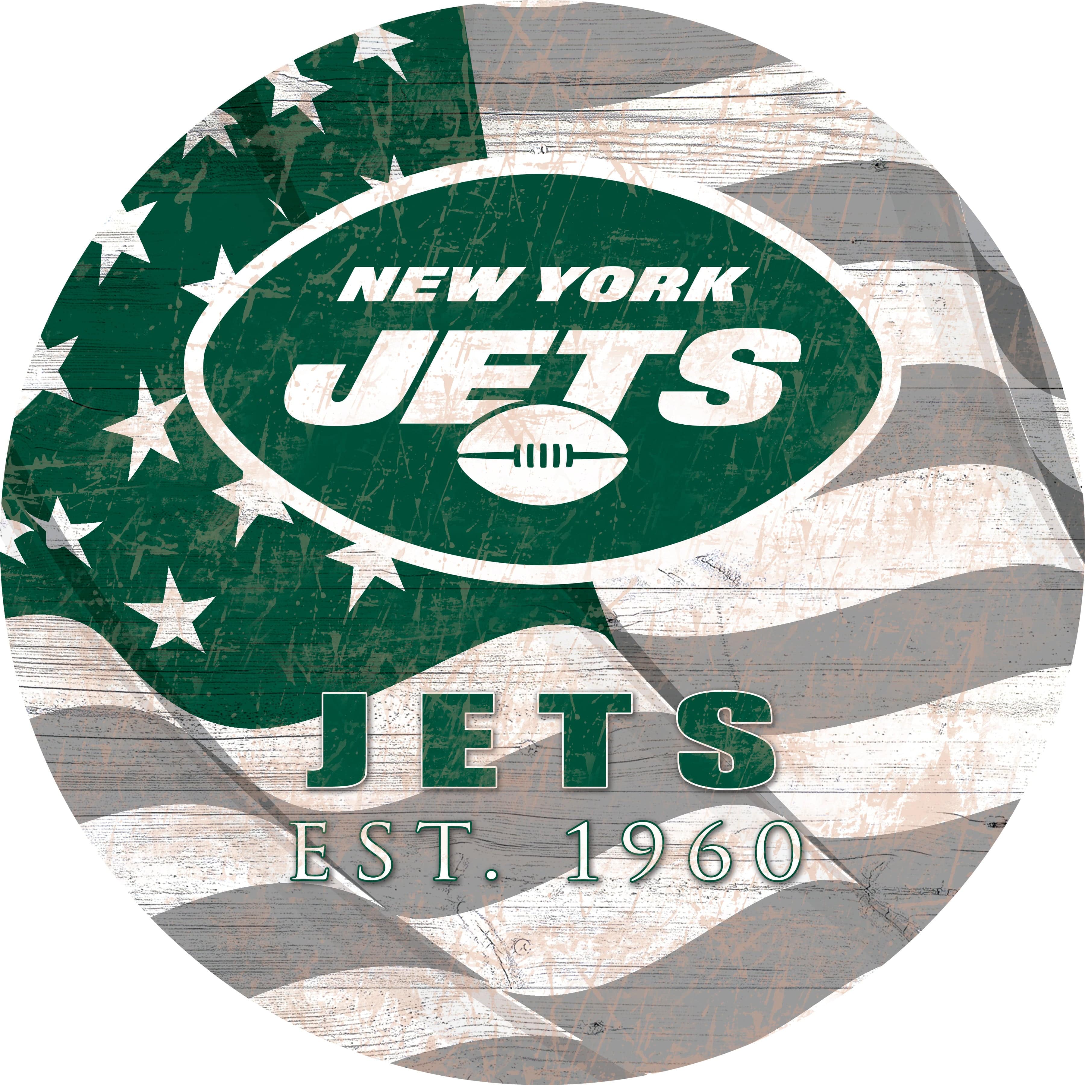 New York Jets Team Color Flag Circle – Fan Creations GA