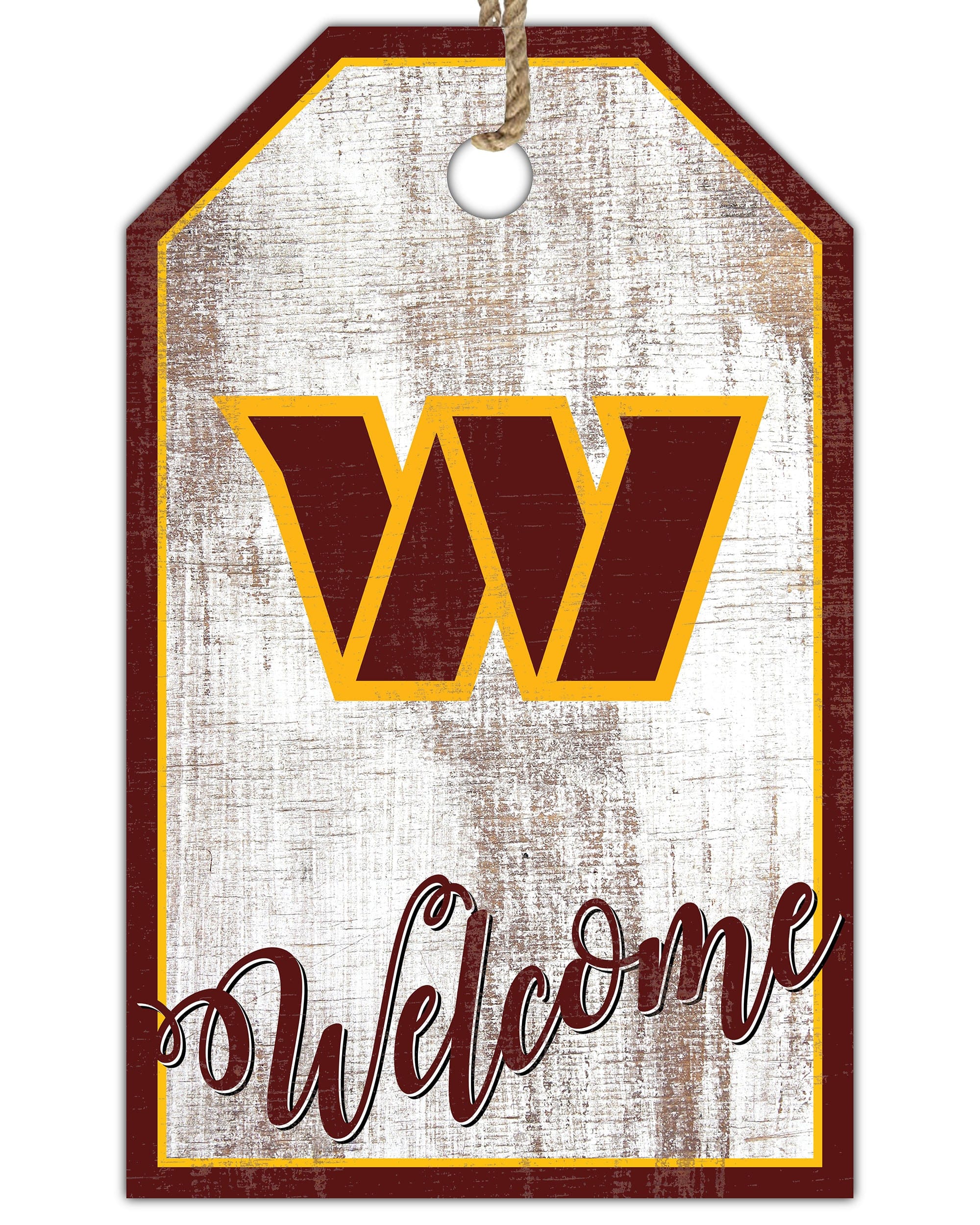 Washington Commanders Welcome 11x19 Tag – Fan Creations GA