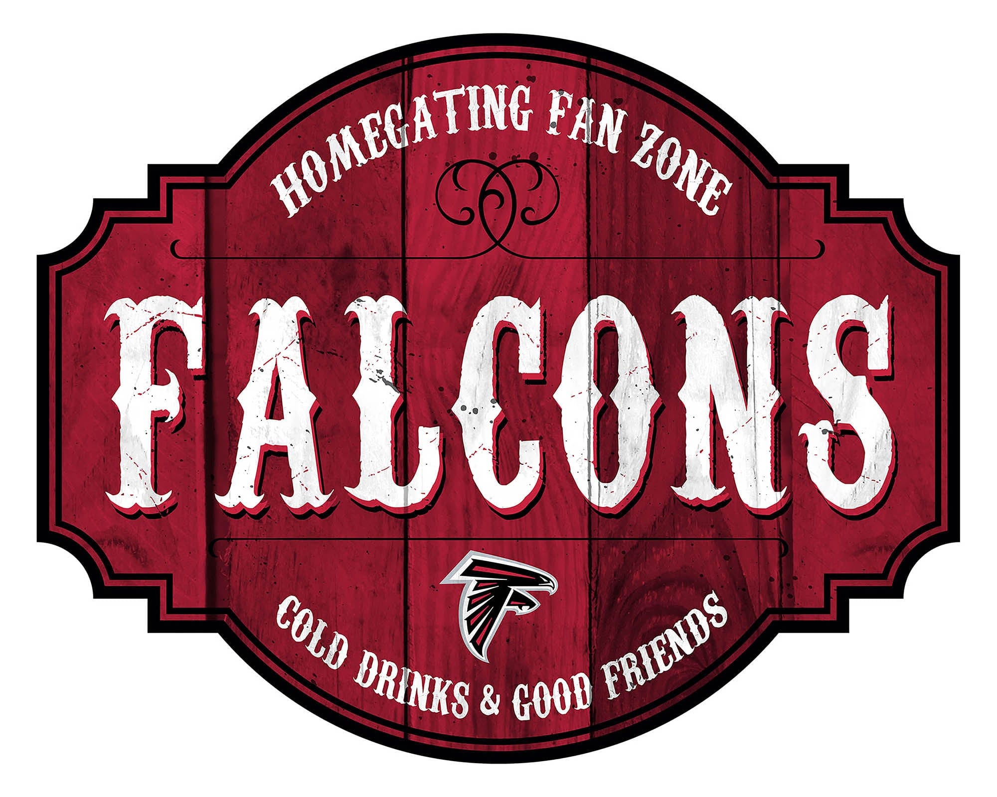 Atlanta Falcons Homegating Tavern 24in Sign – Fan Creations GA