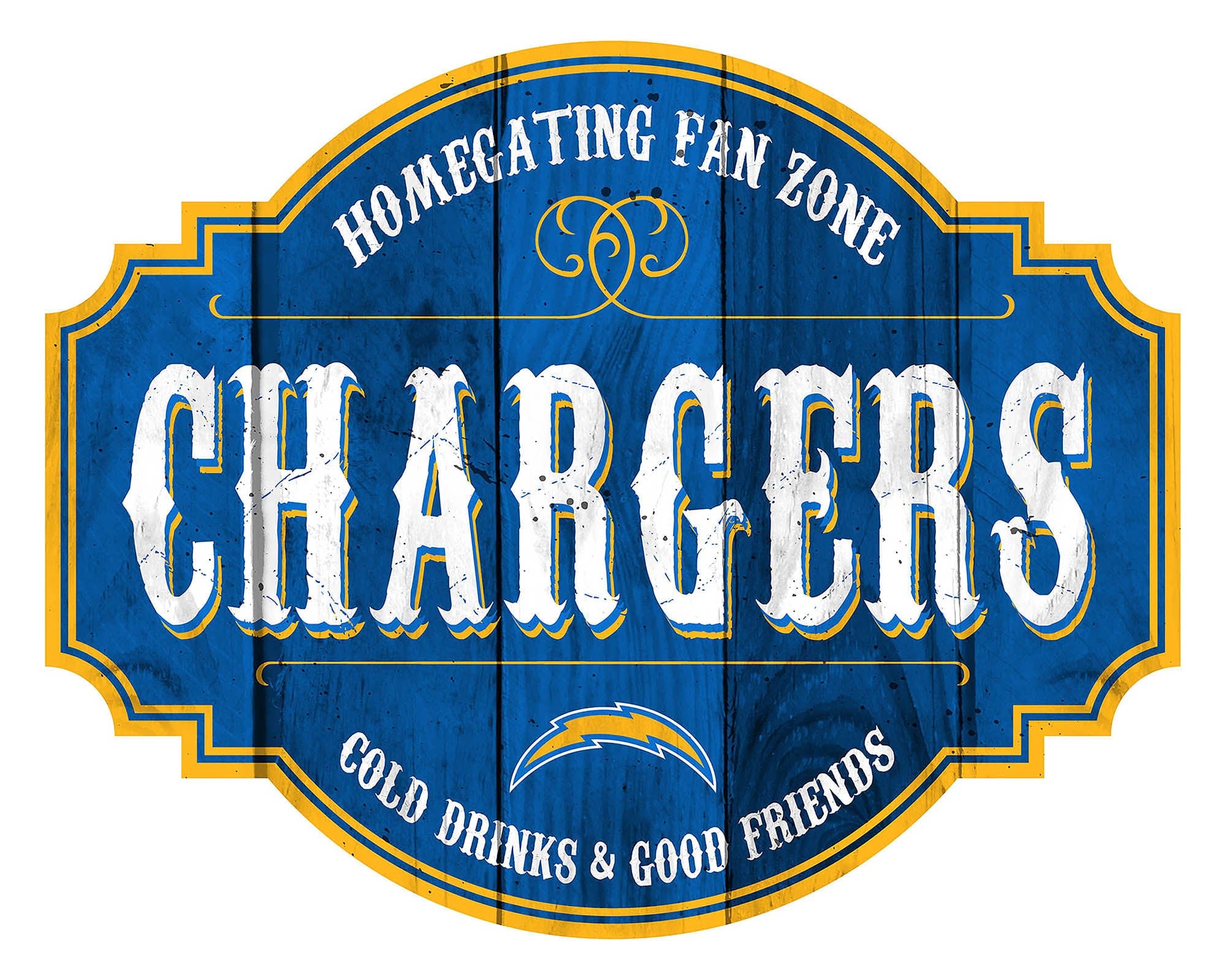 Los Angeles Chargers Homegating Tavern 24in Sign – Fan Creations GA